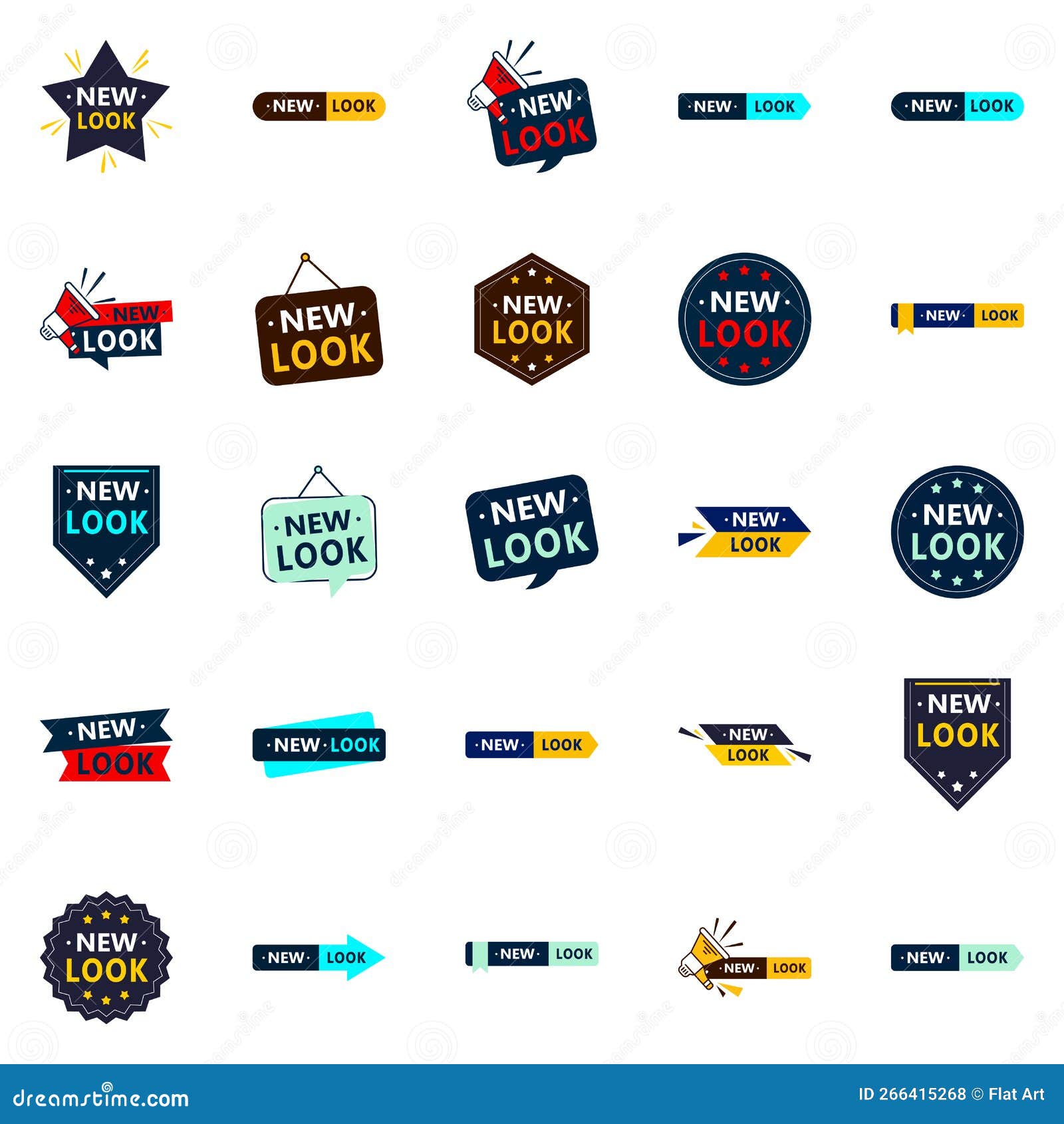 New Look 25 Innovative Vector Images for a Bold Branding Stock Vector ...