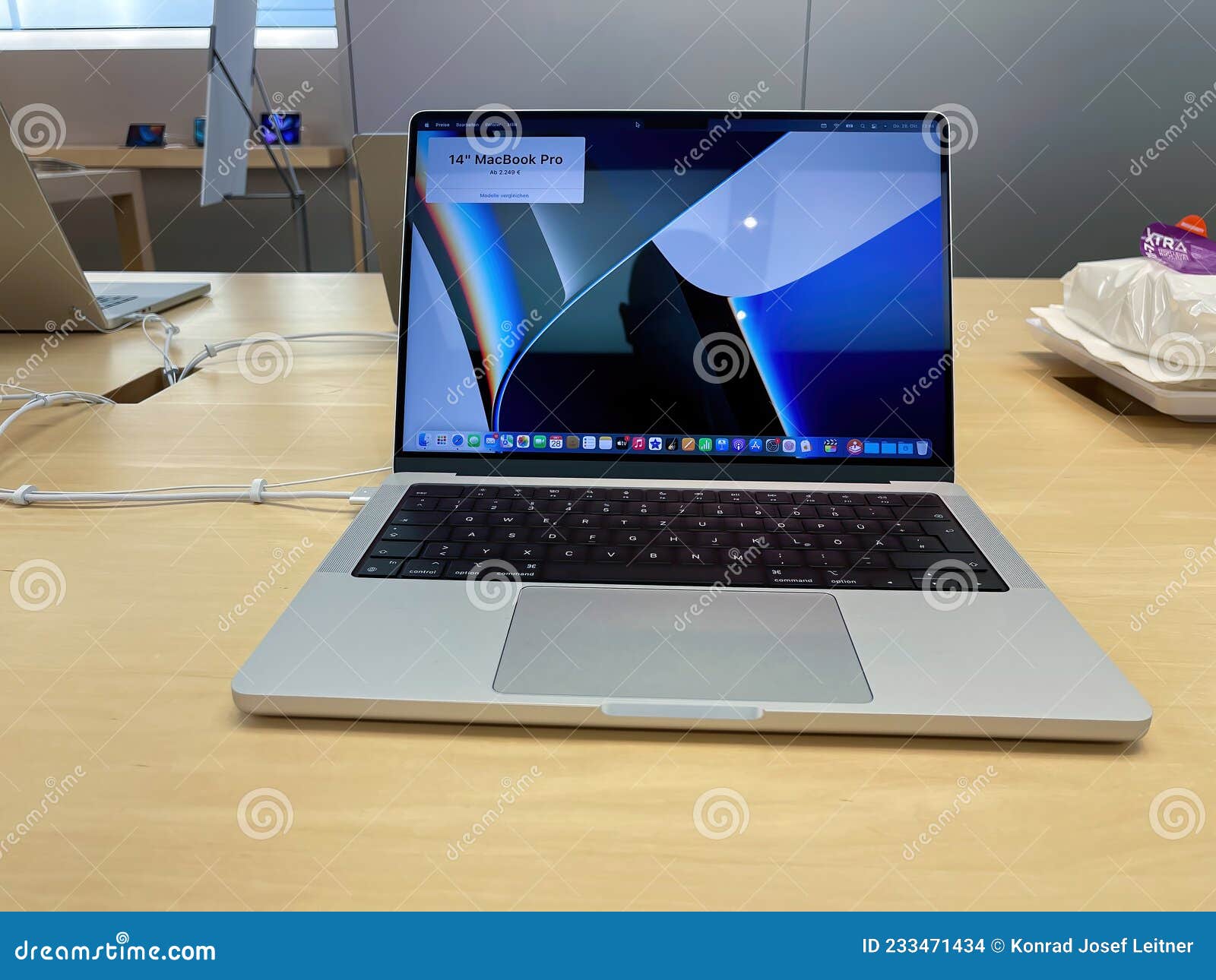 The new MacBook Pro 2021. editorial stock image. Image of electronic ...