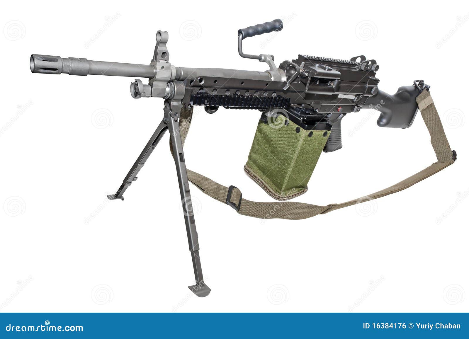 New machine gun stock photo. Image of shooting, bullet - 16384176