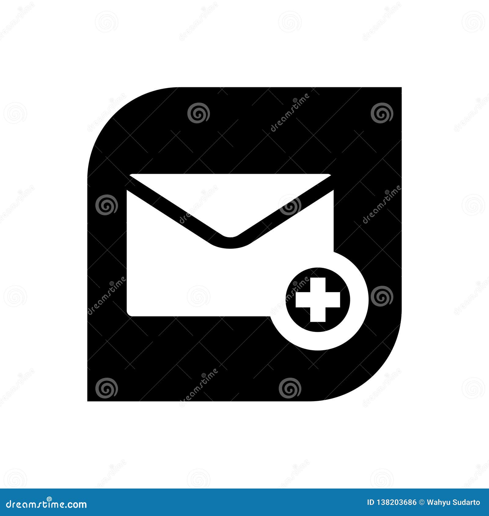 New mail icon stock vector. Illustration of computer - 138203686