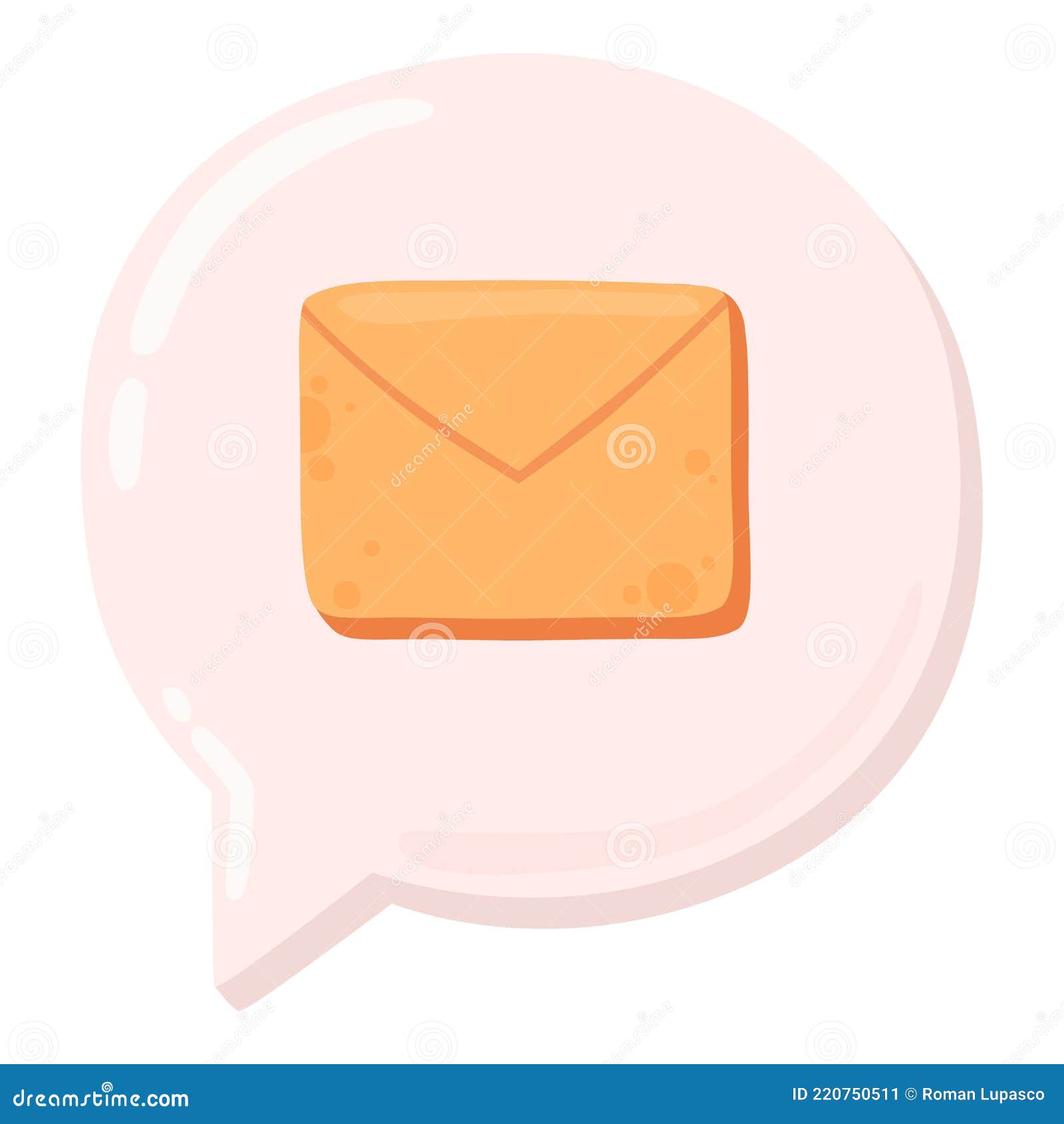 New Mail Message Notification Icon, Cartoon Style Stock Vector ... New Mail Message Notification Icon, Cartoon Style Stock Vector ...
