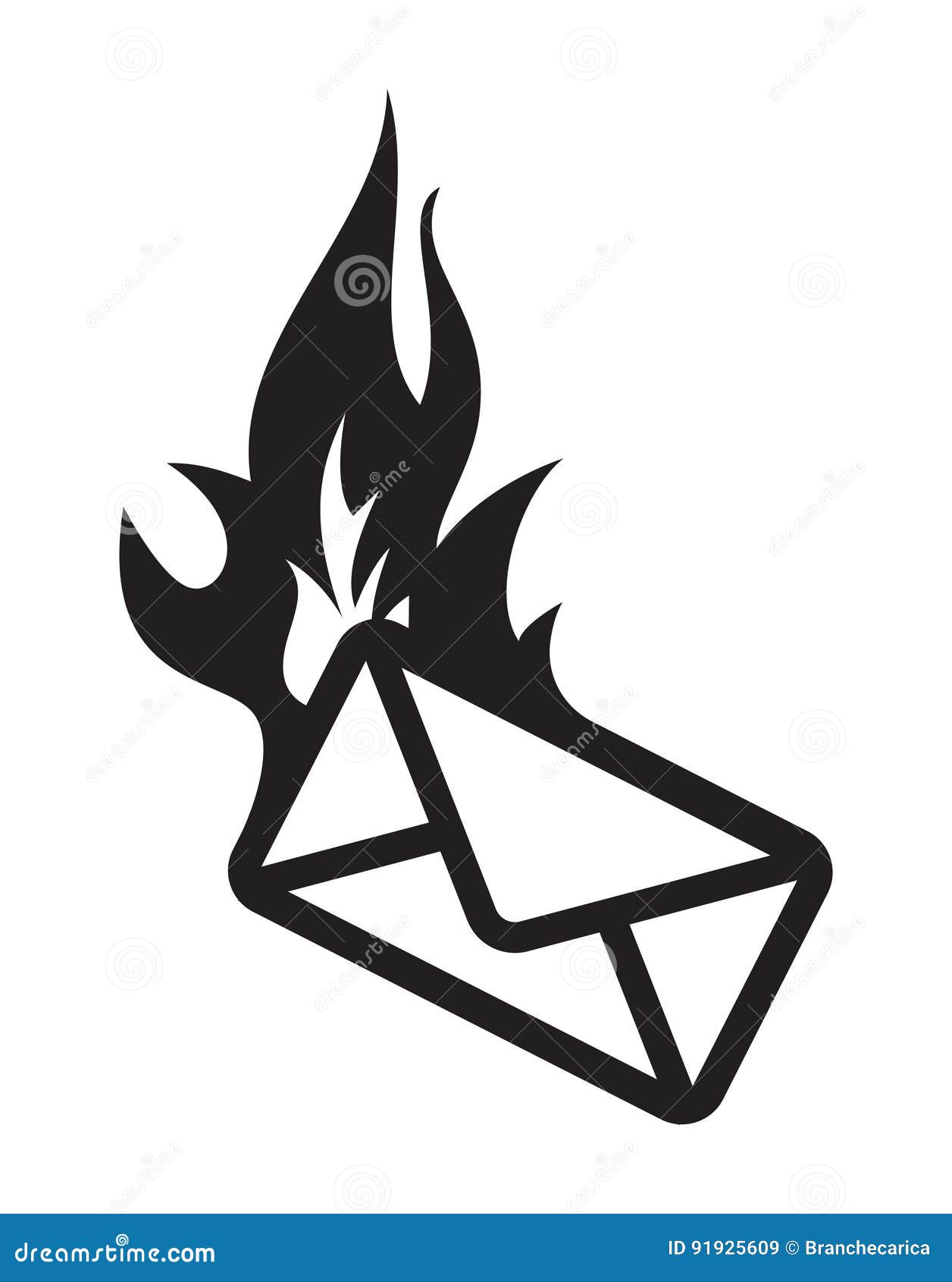 New mail stock vector. Illustration of business, vector - 91925609