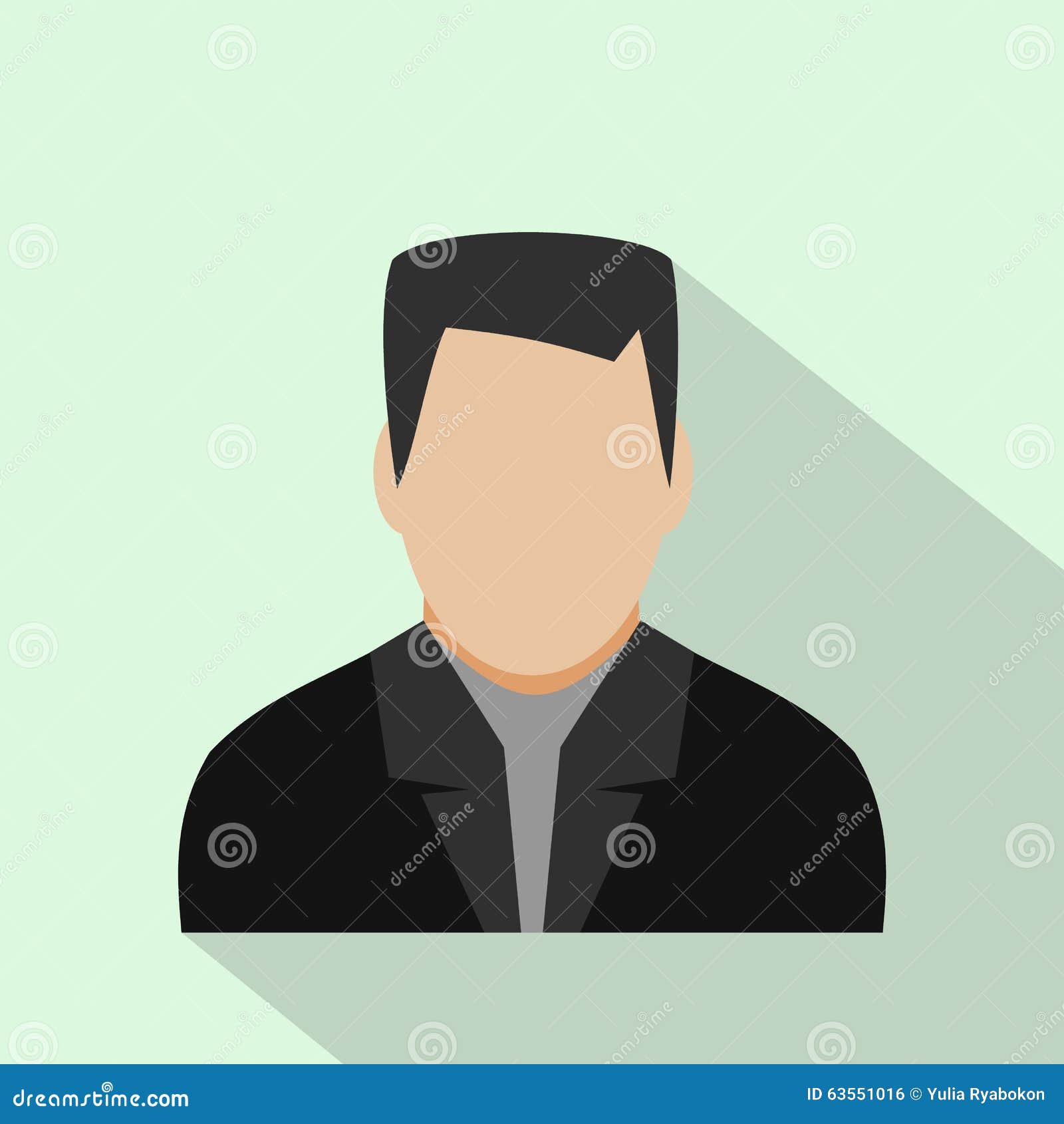 New man avatar icon stock vector. Illustration of communication - 63551016
