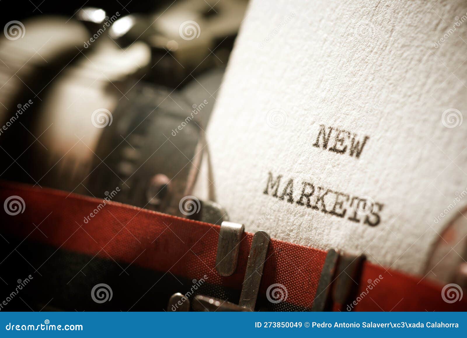 New markets text stock image. Image of investment, commercial - 273850049