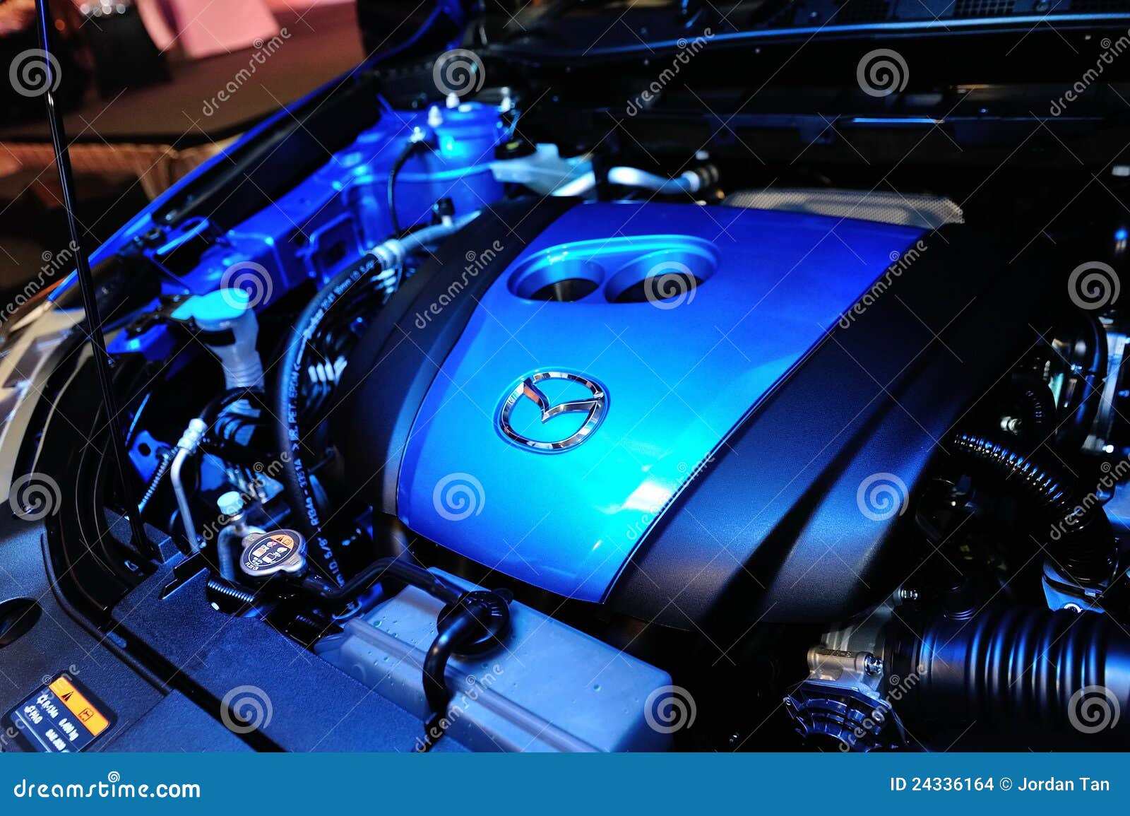 New Mazda CX-5 Engine on Display Editorial Stock Image - Image of ...