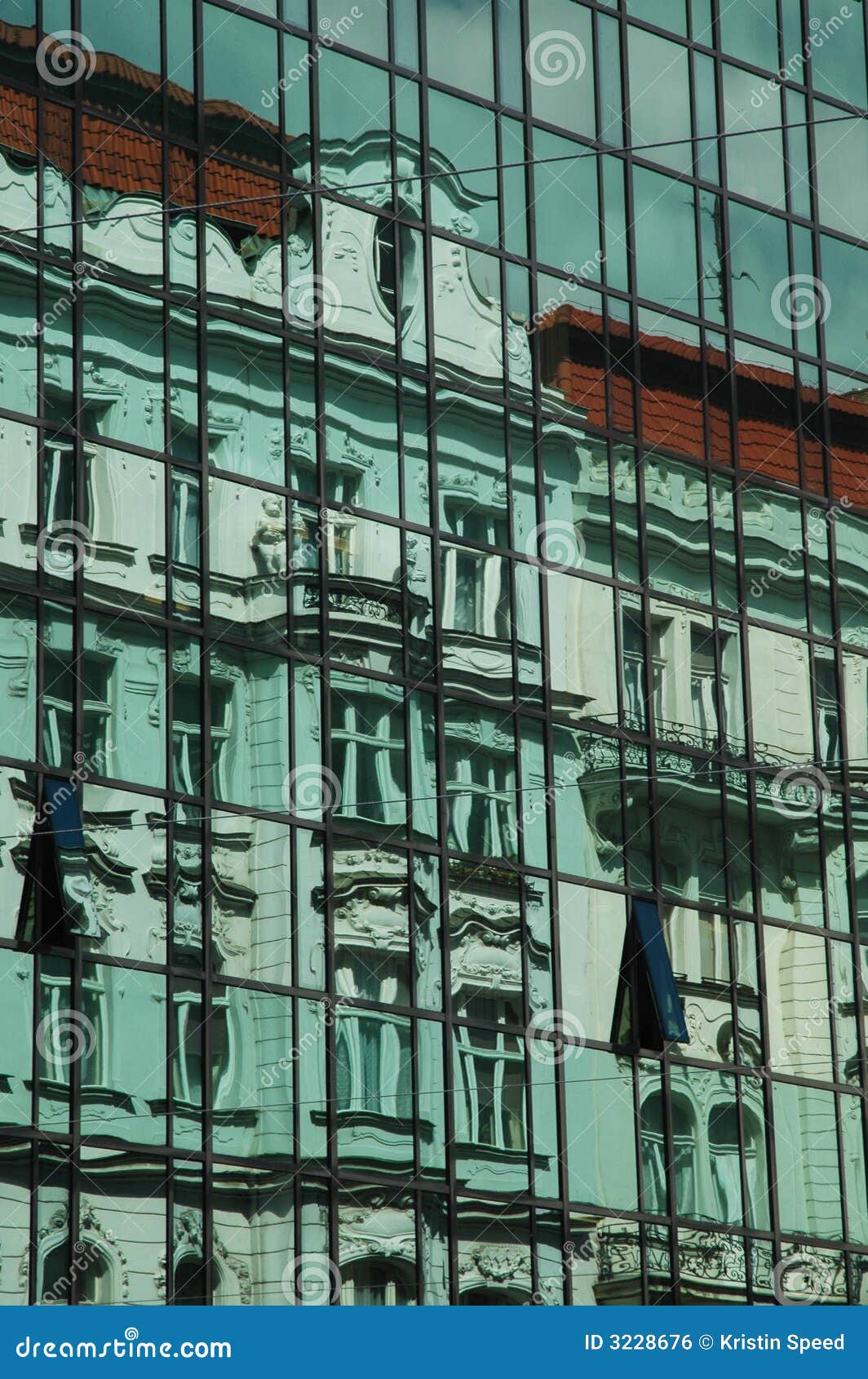 New Meets Old stock photo. Image of prague, architecture - 3228676