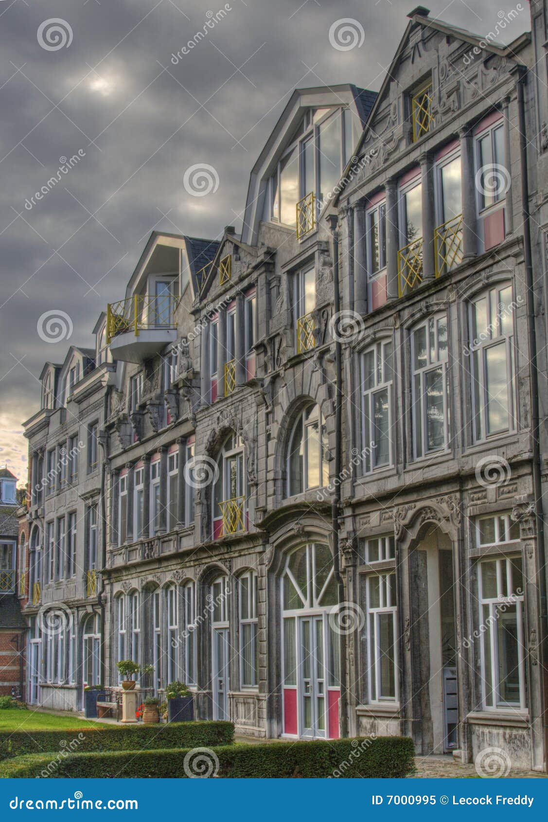 New meets old stock image. Image of door, colour, flanders - 7000995
