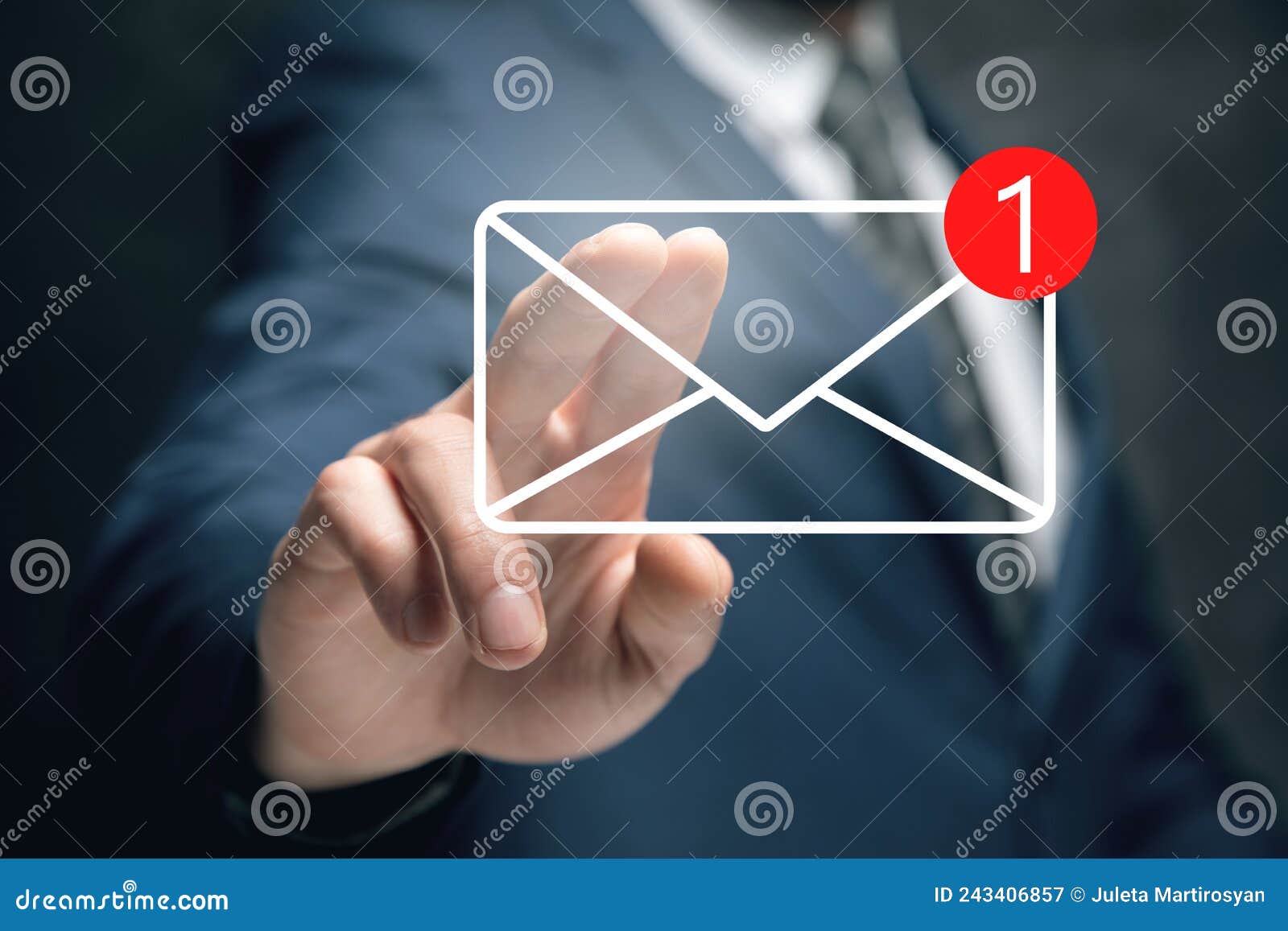 New message alerts stock image. Image of notification - 243406857