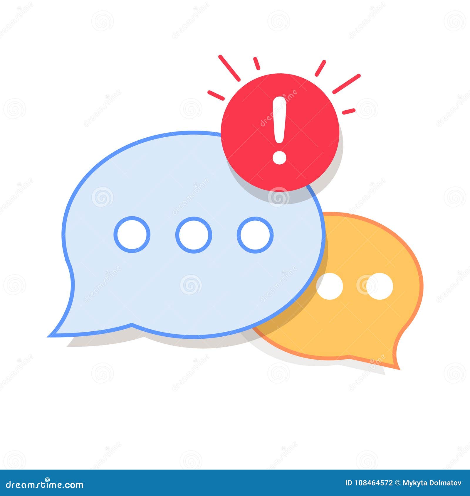 New Message, Dialog, Chat Speech Bubble Notification Icon Stock ... New Message, Dialog, Chat Speech Bubble Notification Icon Stock ...