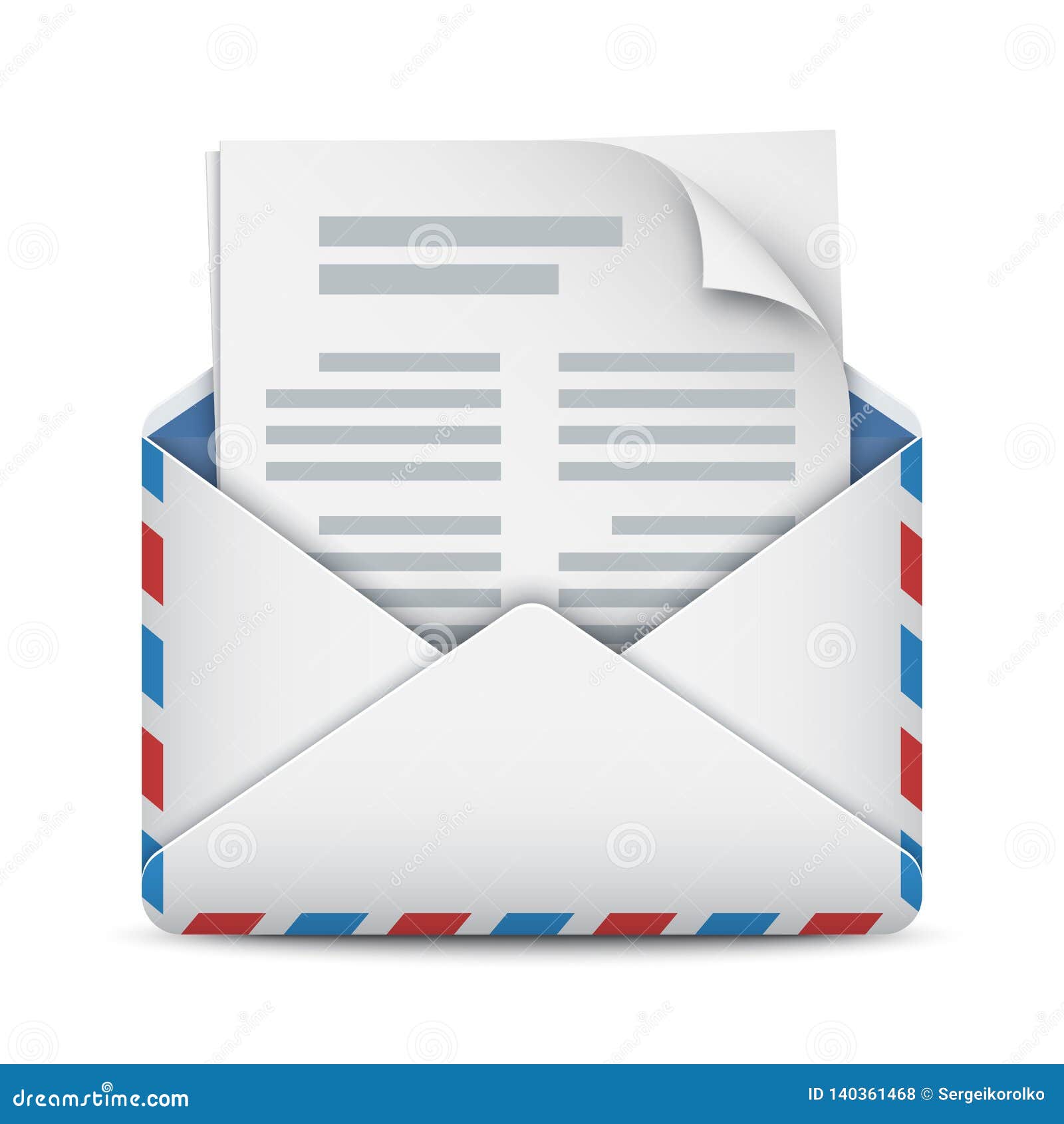 Unsealed Envelope Royalty-Free Stock Image | CartoonDealer.com #27625930