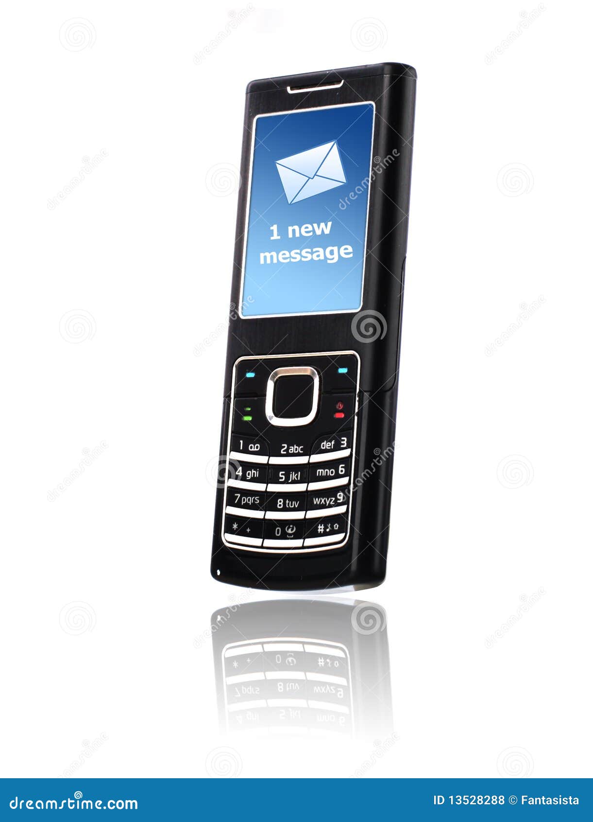 New message received. stock photo. Image of cellphone - 13528288