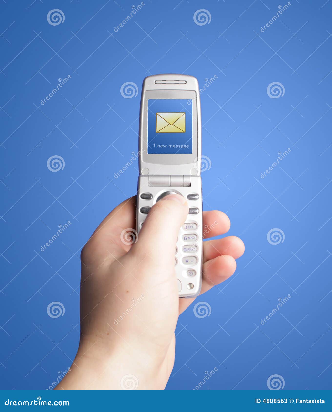 New message received stock image. Image of cellphone, digital - 4808563