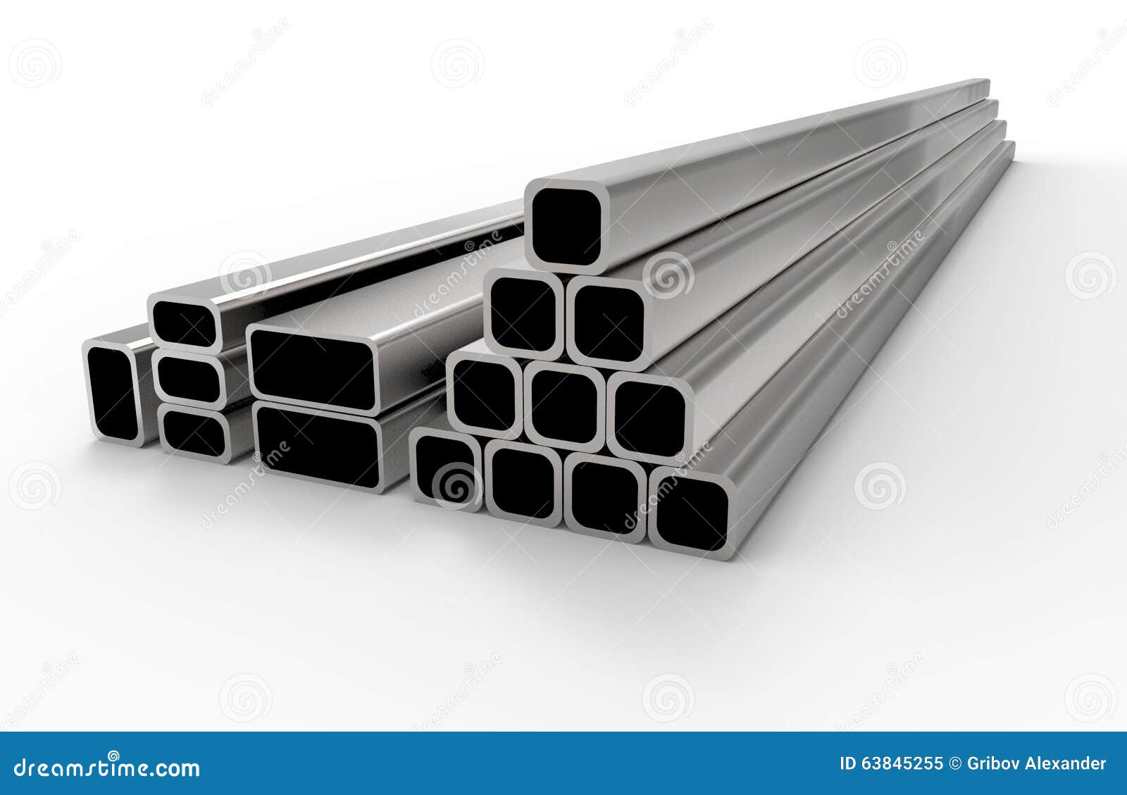 New Metal pipes stock image. Image of merchandise, group - 63845255