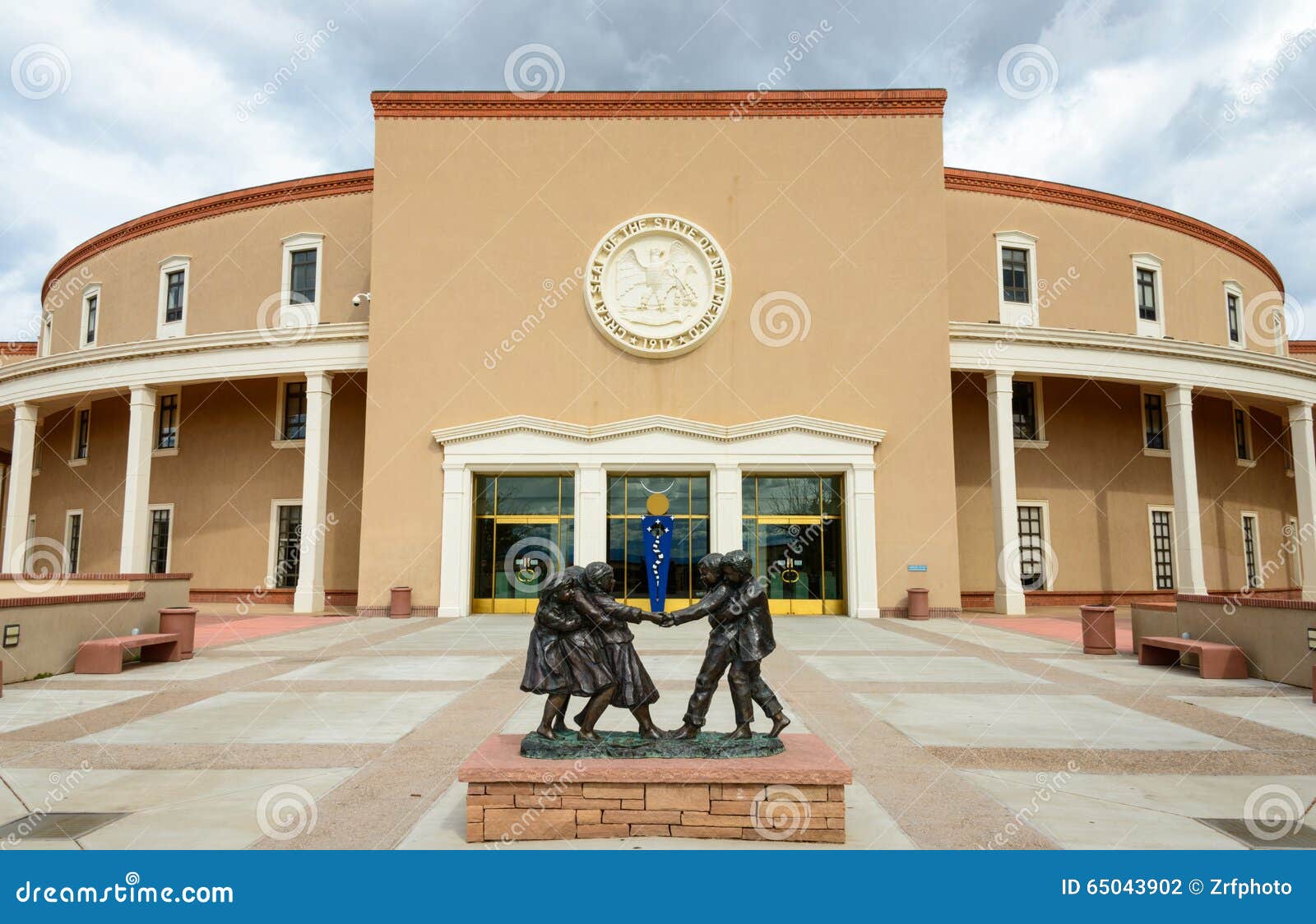 New Mexico State Capitol stock photo. Image of roundhouse - 65043902