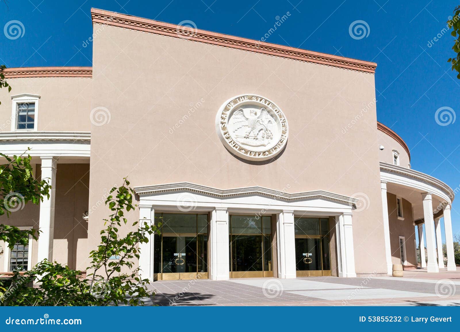 New Mexico State Capitol, Santa Fe Stock Photo - Image of government ...