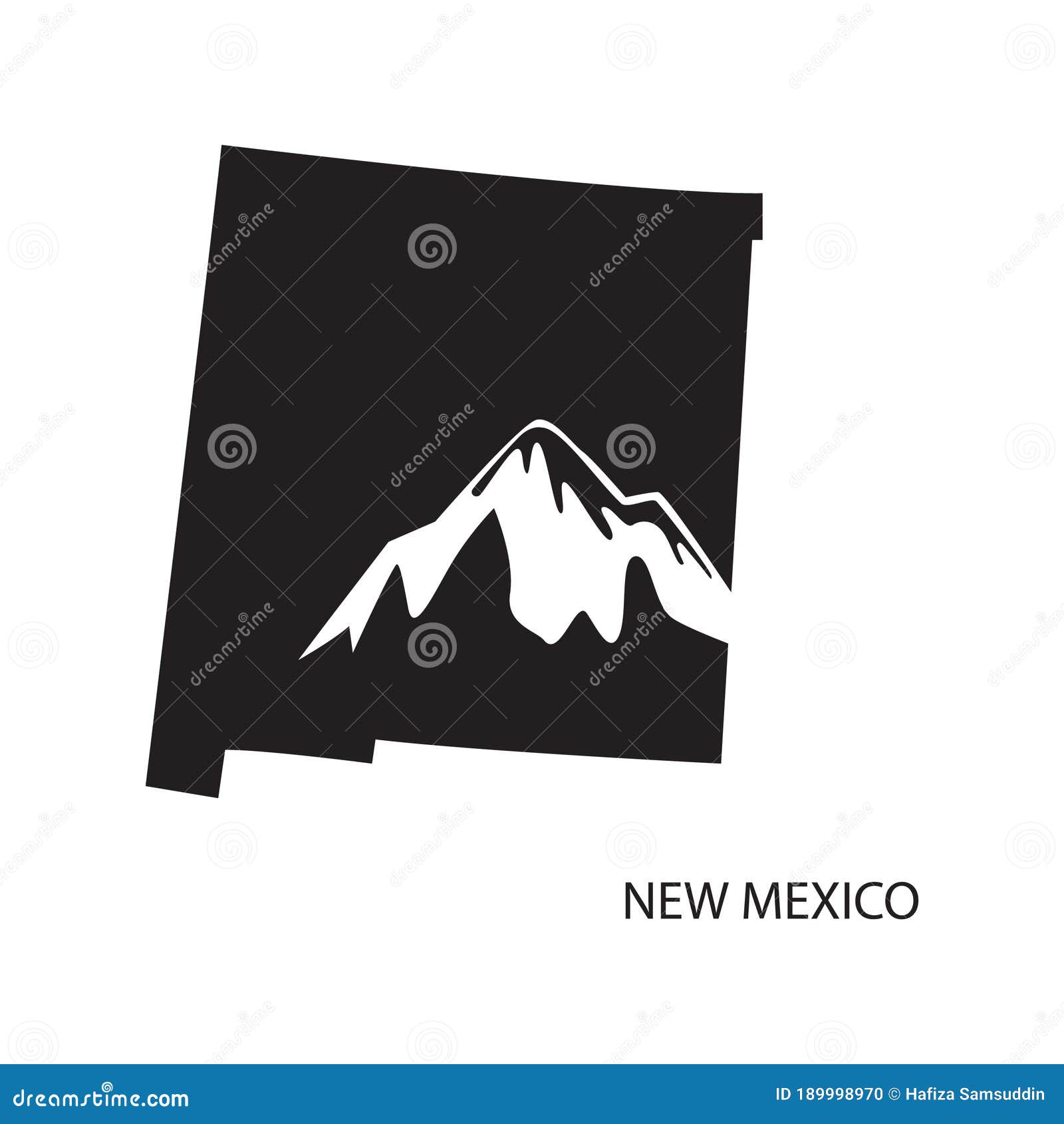 New Mexico. Vector Illustration Decorative Design Stock Vector ...