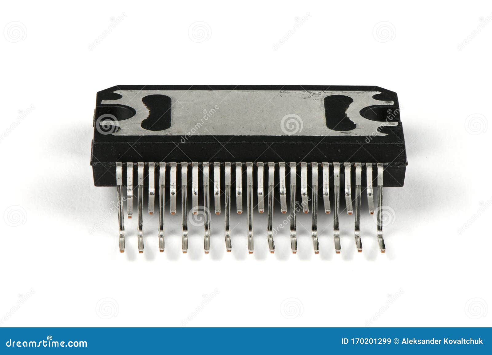 New Microchip Low Frequency Amplifier ULF Stock Image - Image of macro ...