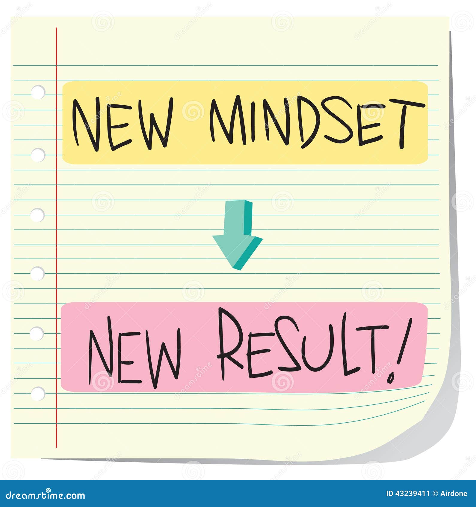 New Mindset New Result Stock Vector - Image: 43239411 New Mindset New Result Stock Vector - Image: 43239411