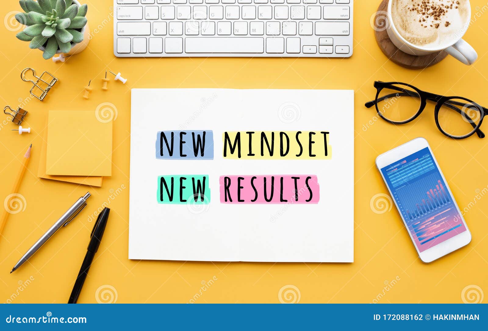 New Mindset New Results Concepts with Text on Notepad on Desk. Positive ... New Mindset New Results Concepts with Text on Notepad on Desk. Positive ...