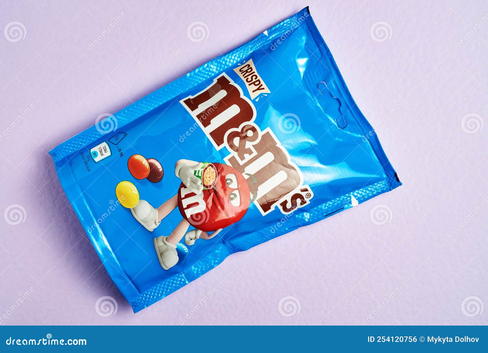 New MMs crispy editorial photo. Image of purple, cookies - 254120756