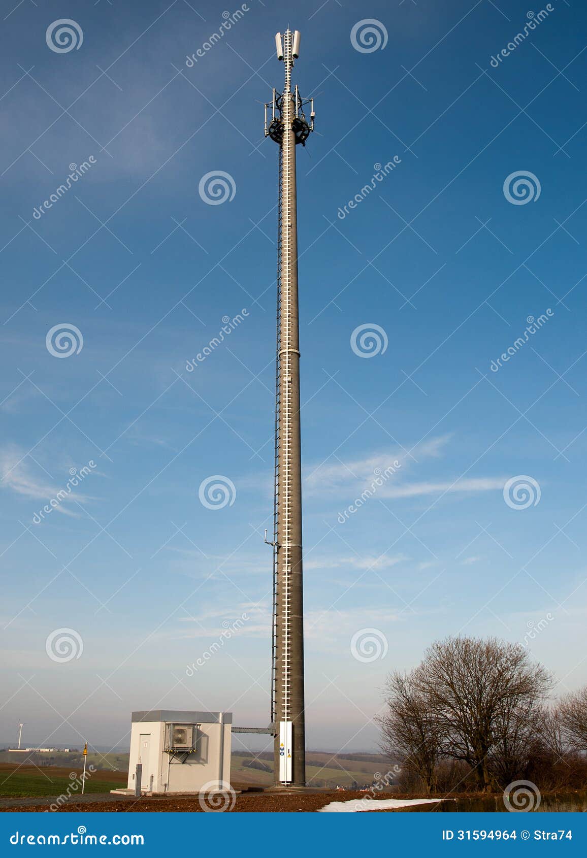 New mobile phone mast stock photo. Image of telecommunication - 31594964