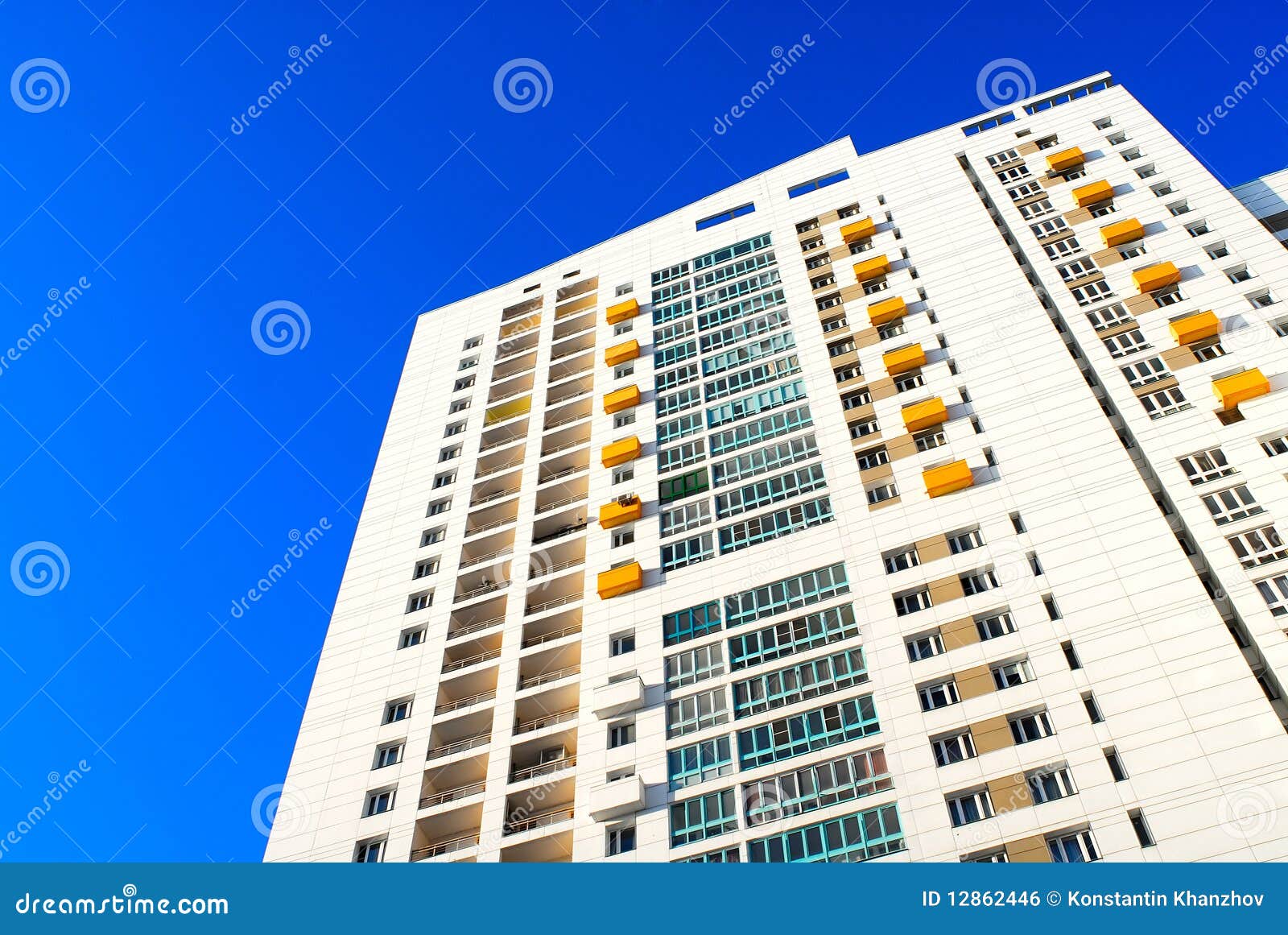 New modern building stock photo. Image of real, facade - 12862446