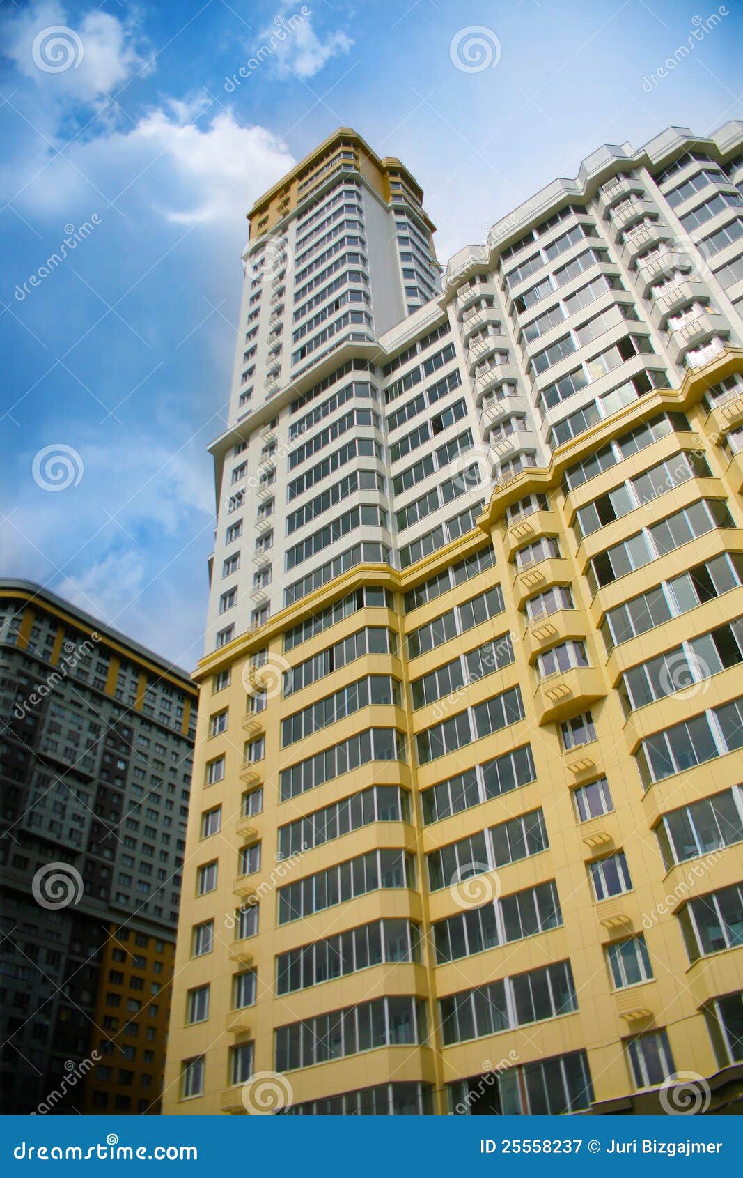 New modern building stock image. Image of living, rental - 25558237