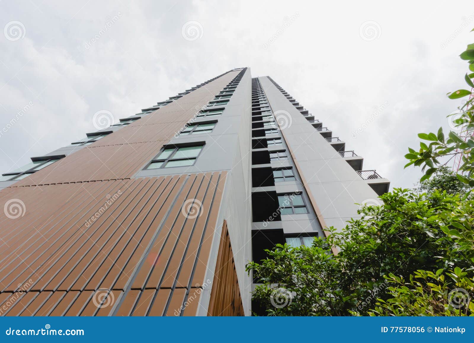 New modern building condo stock photo. Image of buildings - 77578056