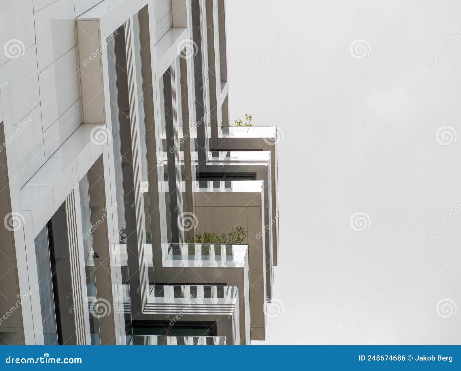 New Modern Building Facades. New Buildings Stock Photo - Image of ...