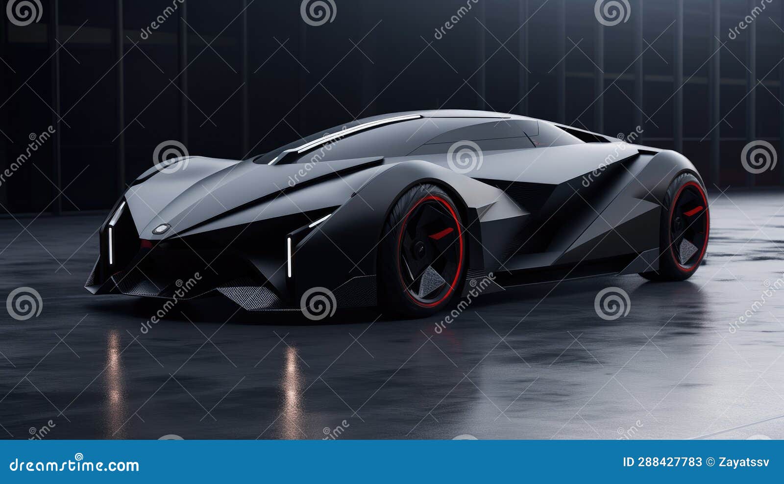 New Modern Car of the Future Stock Image - Image of future, virtual ...