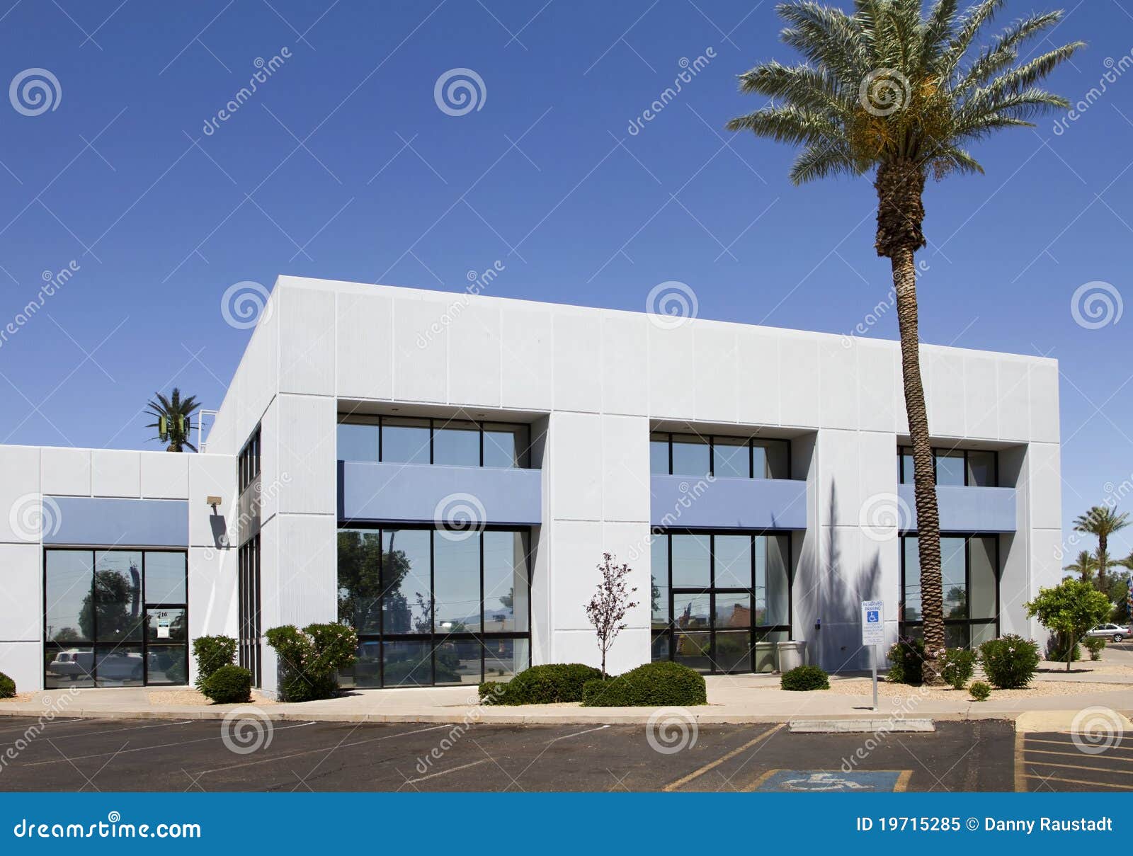 New Modern Corporate Office Building Entrance Stock Image - Image of ...