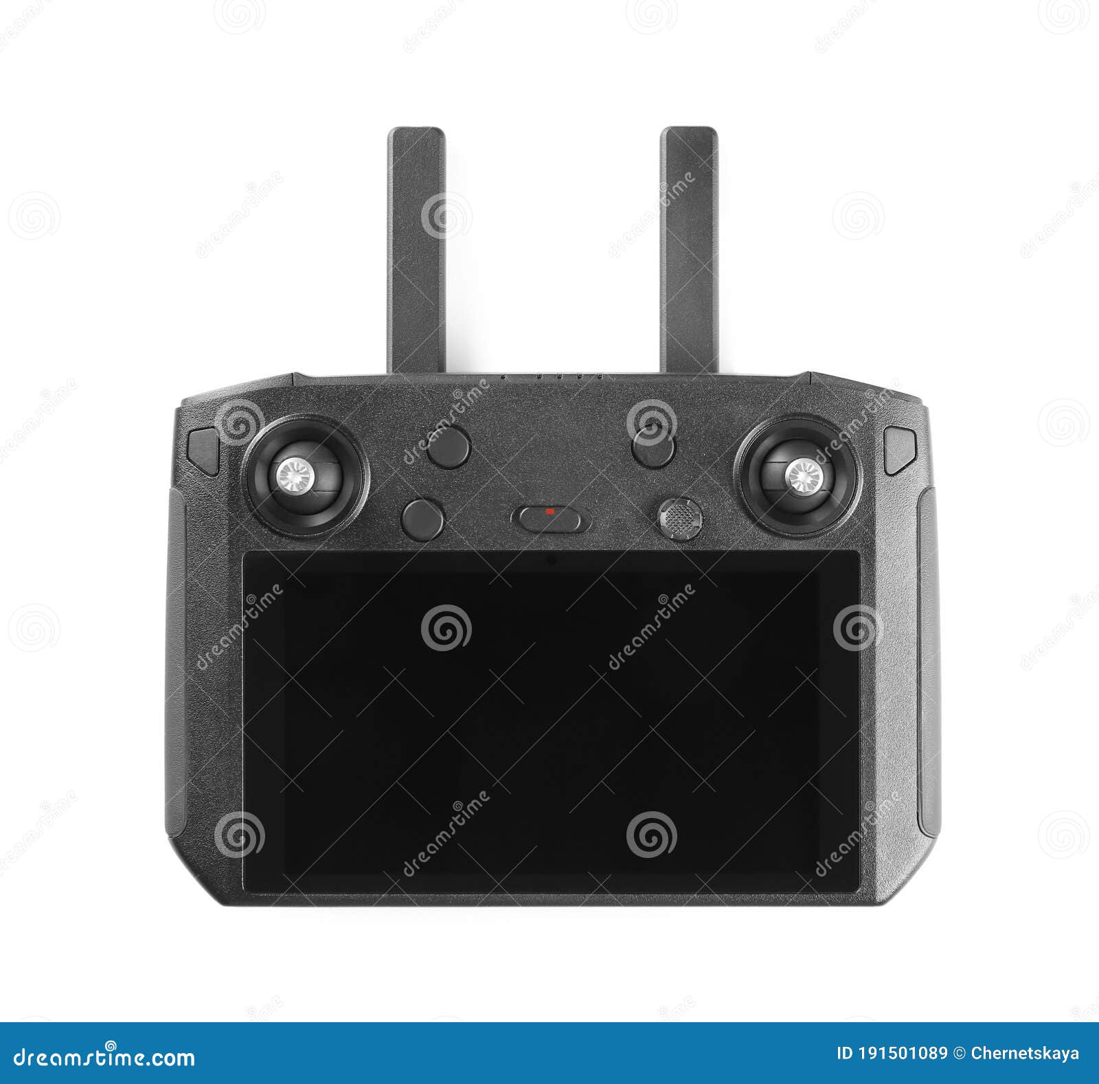 New Modern Drone Controller Isolated, Top View Stock Image - Image of ...