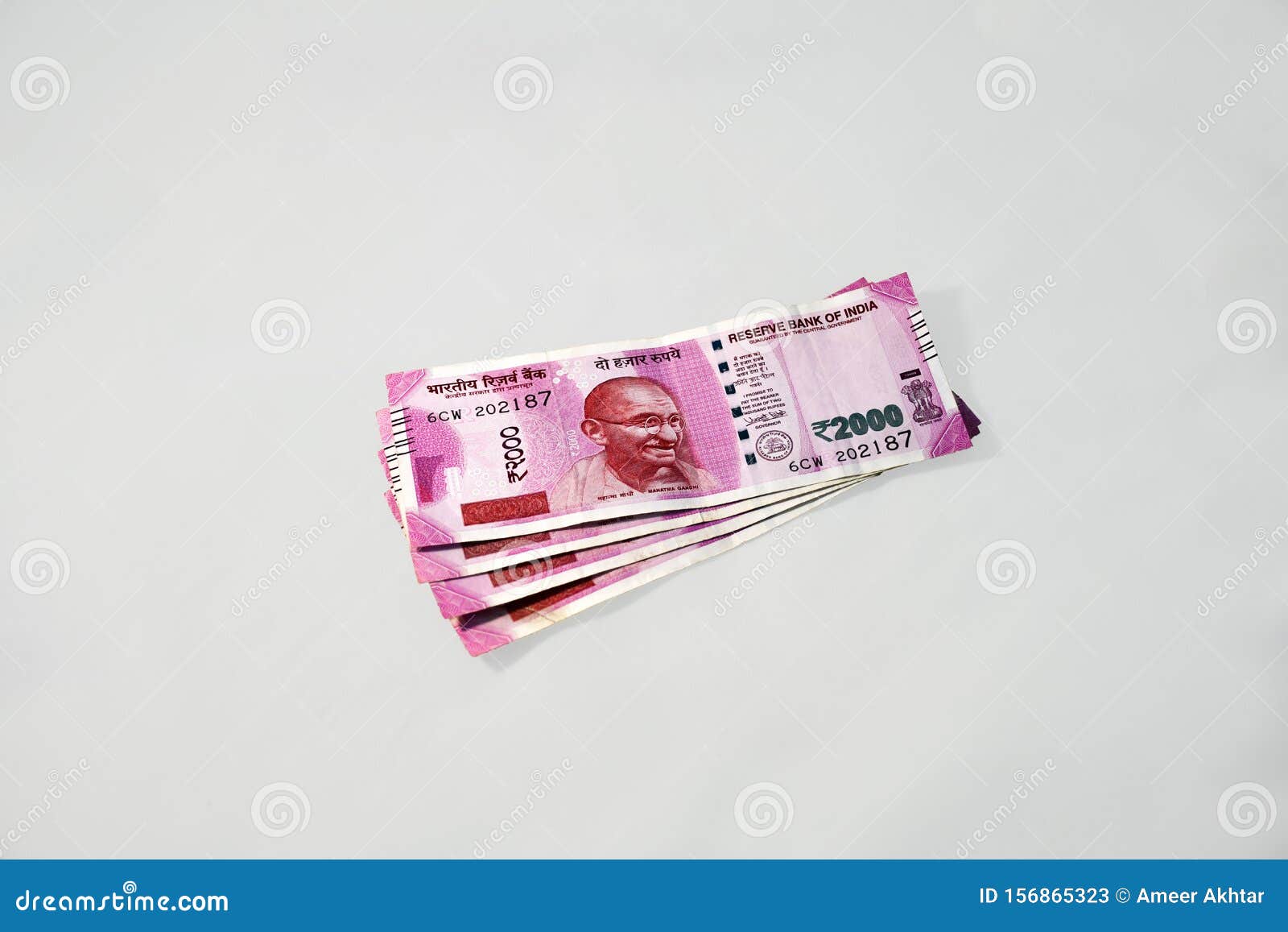 New Modern Indian Two Thousand Rupees Currency Note Editorial Stock ...