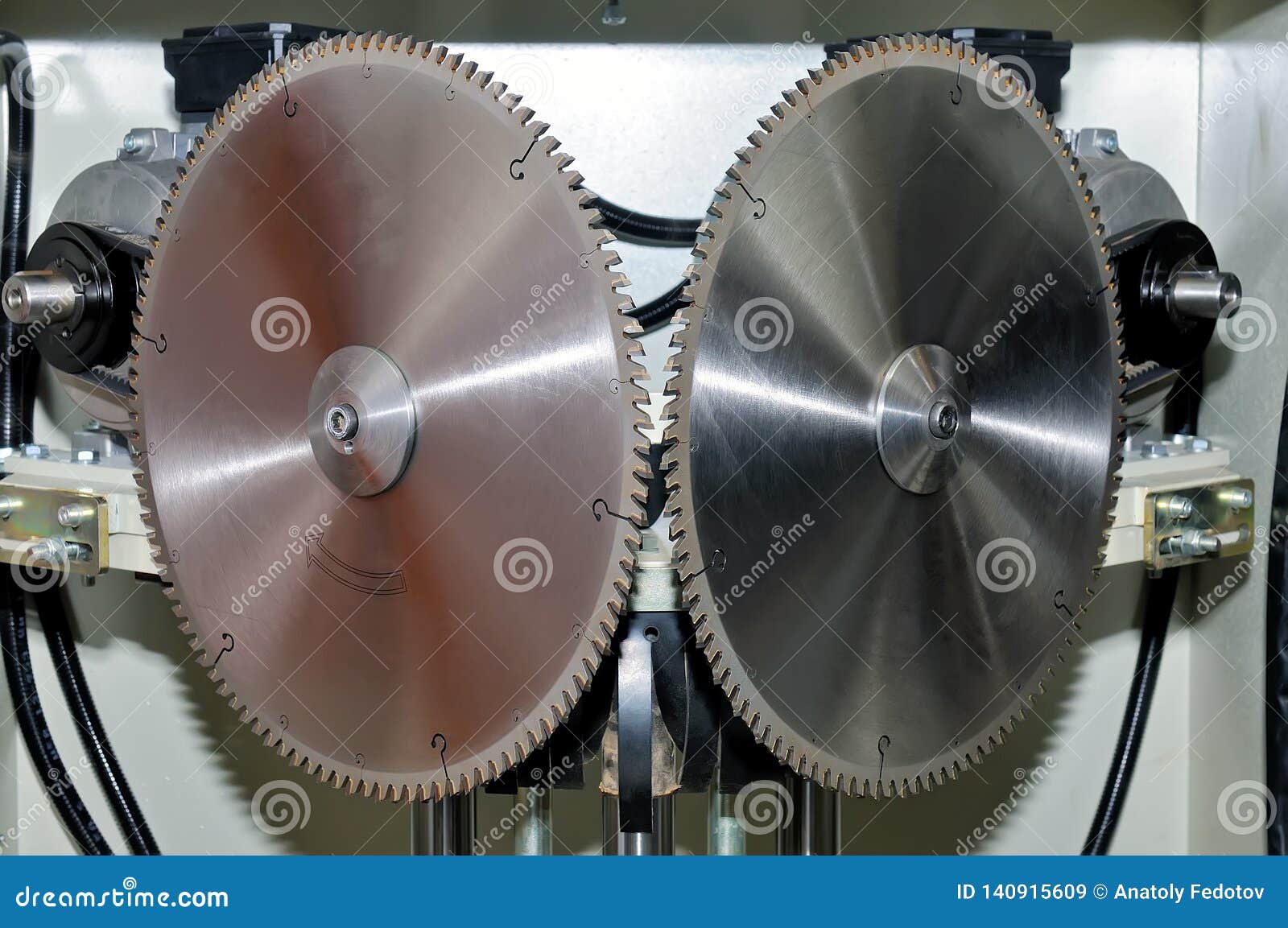 New Modern Industrial Circular Saw Disks Stock Image - Image of cutting ...