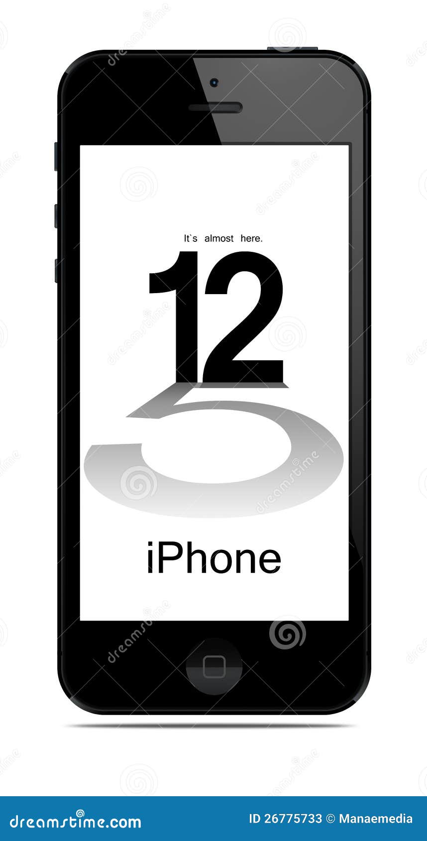 New Modern iPhone 5 editorial stock photo. Illustration of front - 26775733