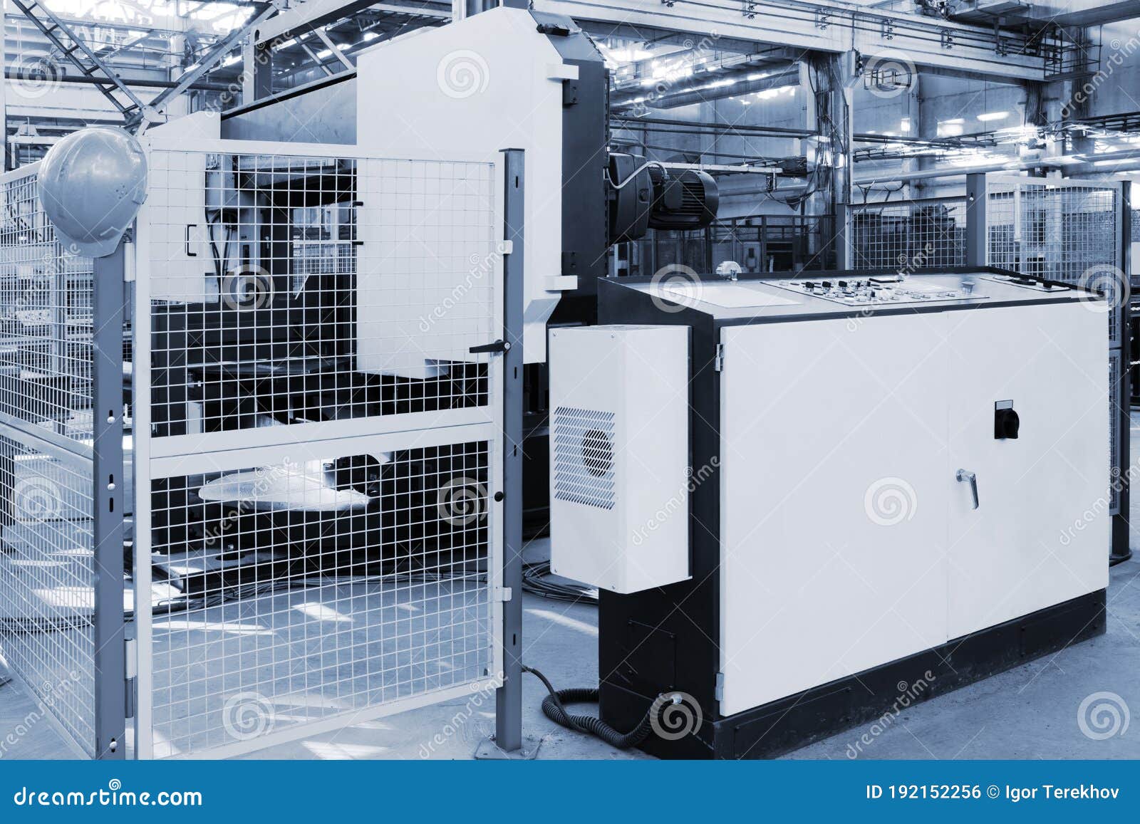 New and Modern Metal Machines Stock Photo - Image of industry, empty ...