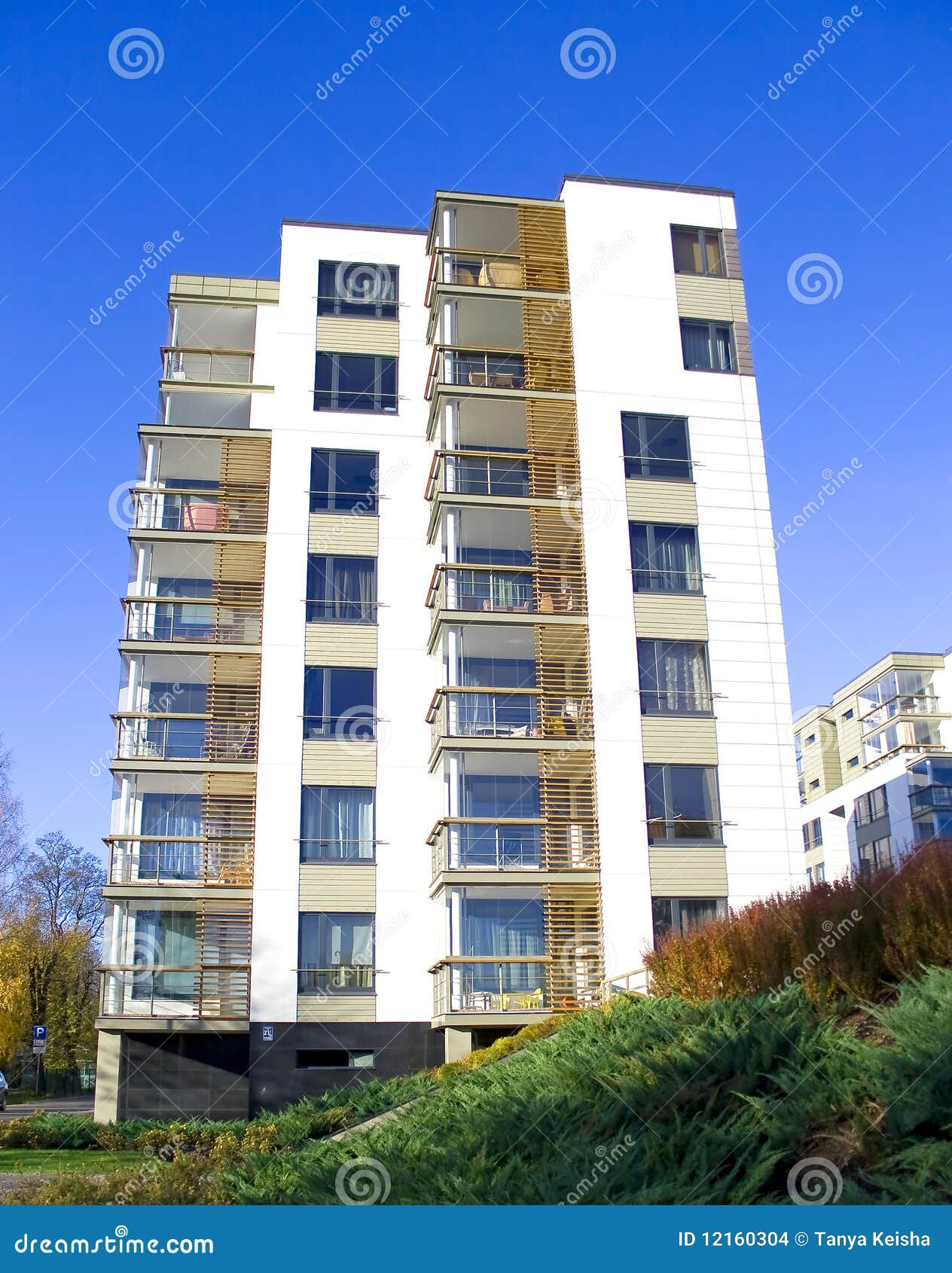 Modern Multistory Apartment Buildings Royalty-Free Stock Image ...