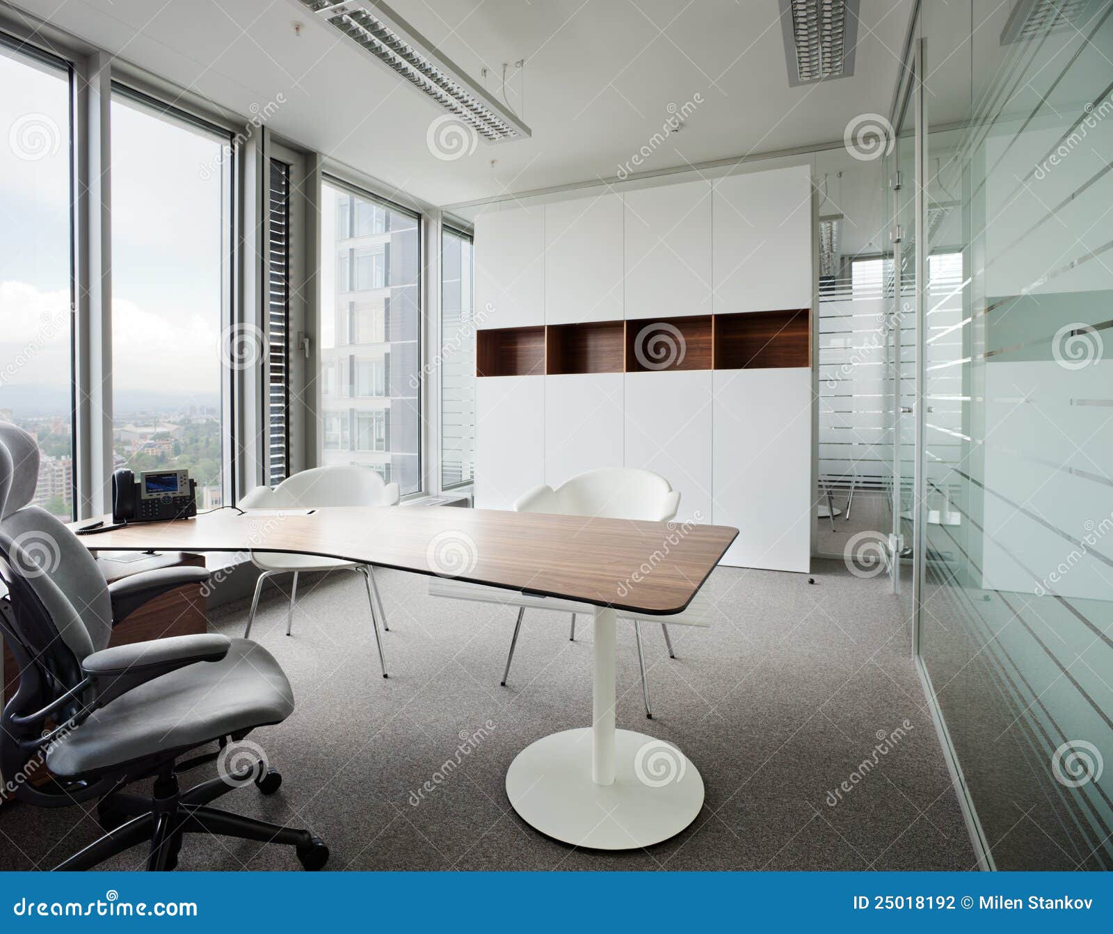 New modern office stock photo. Image of detail, space - 25018192