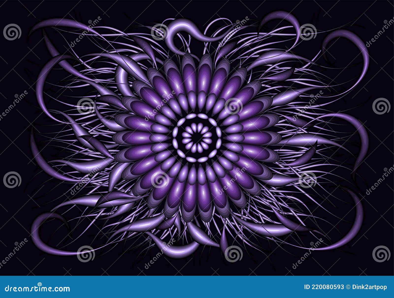 NEW MODERN PURPLE FLOWER ART VECTOR Stock Vector - Illustration of ...