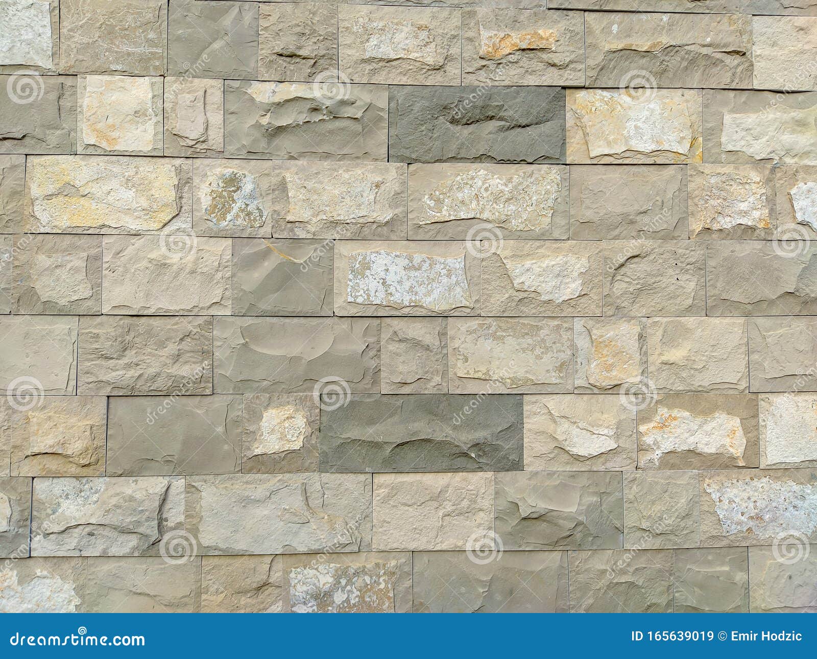 New and Modern Stone Rock Brick Wall with Rough Texture and Interesting ...