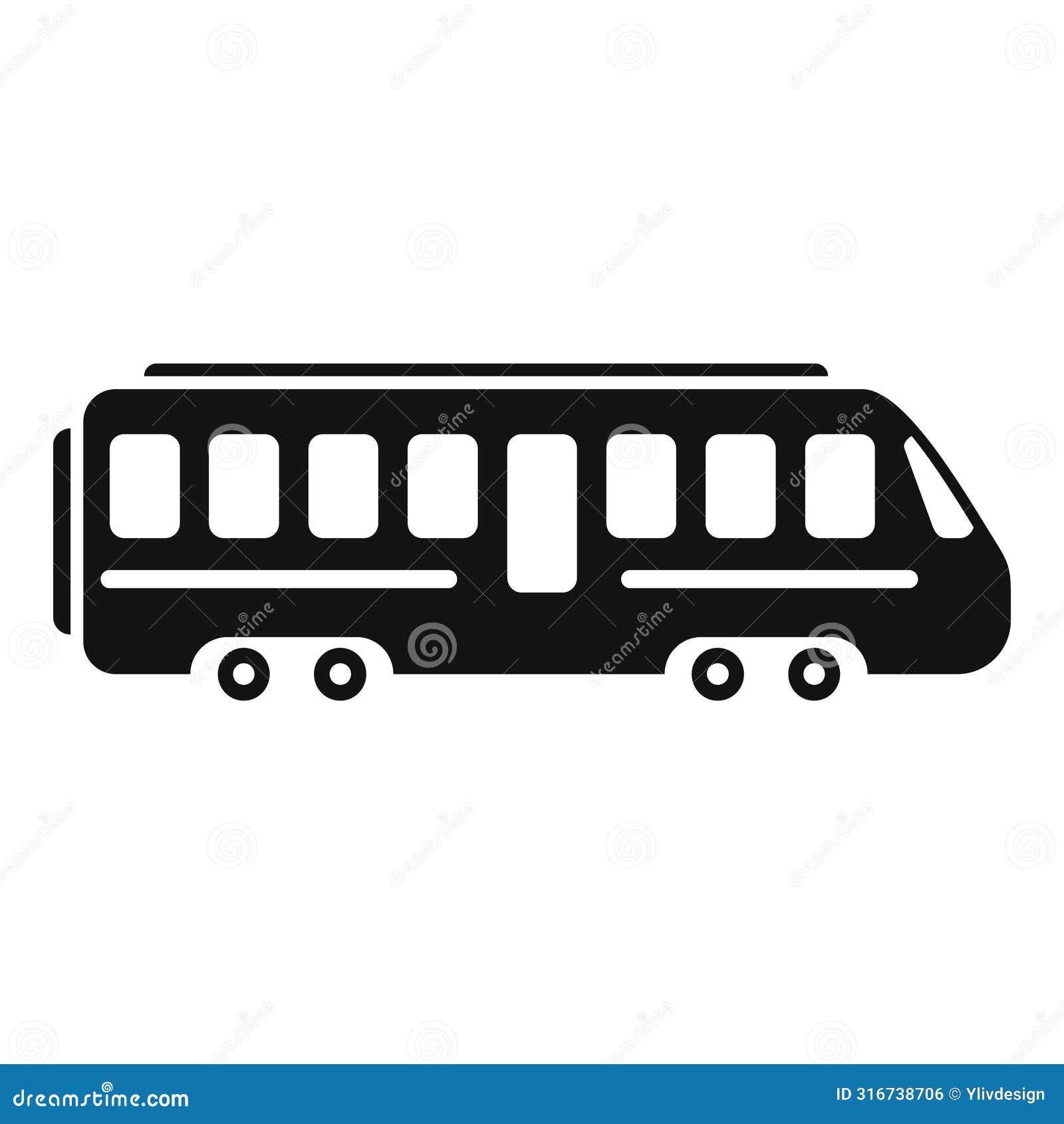 New Modern Train Icon Simple Vector. Security Journey Stock Vector ...
