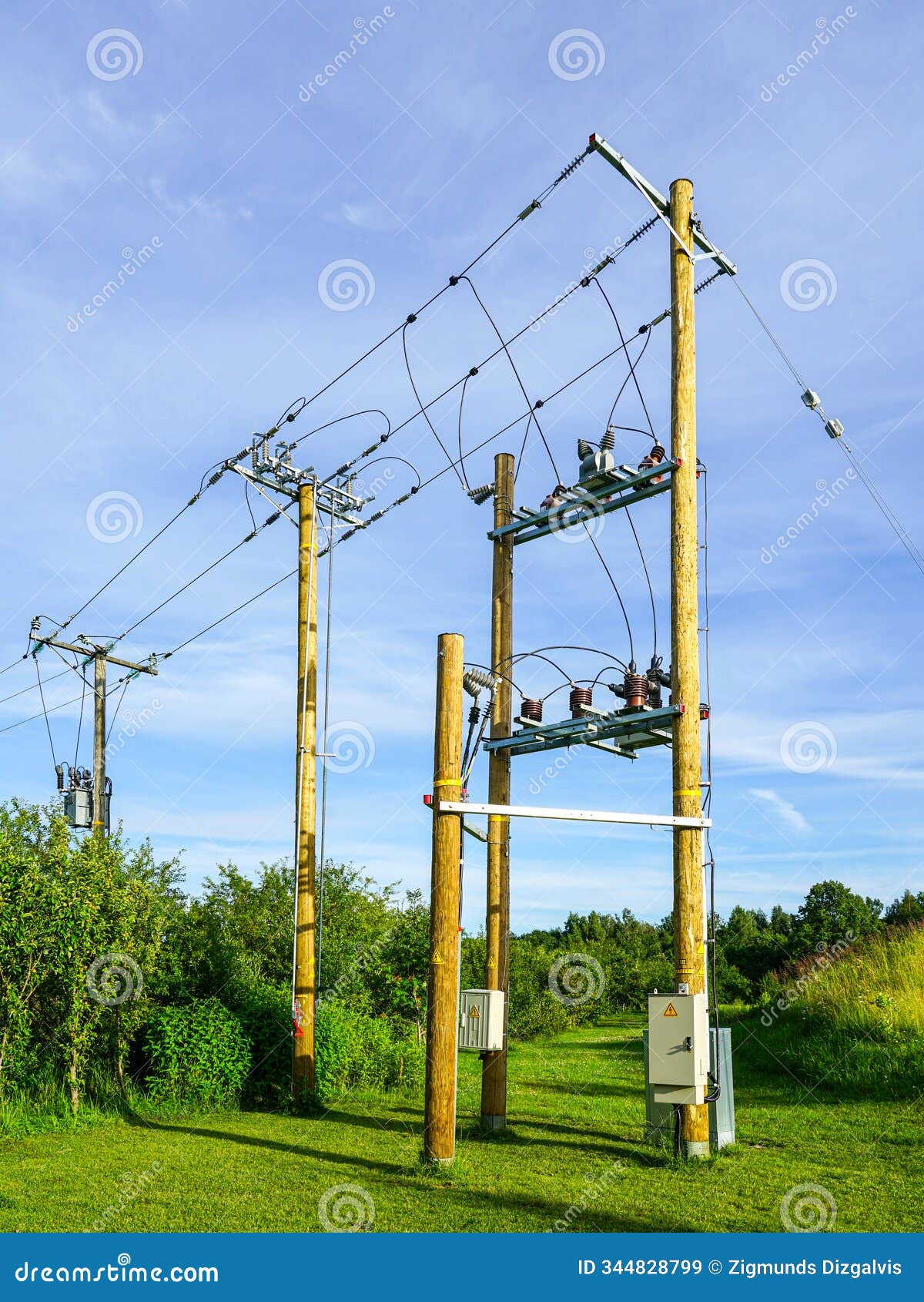 New Modern Transition of a Medium Voltage Overhead Line into an ...