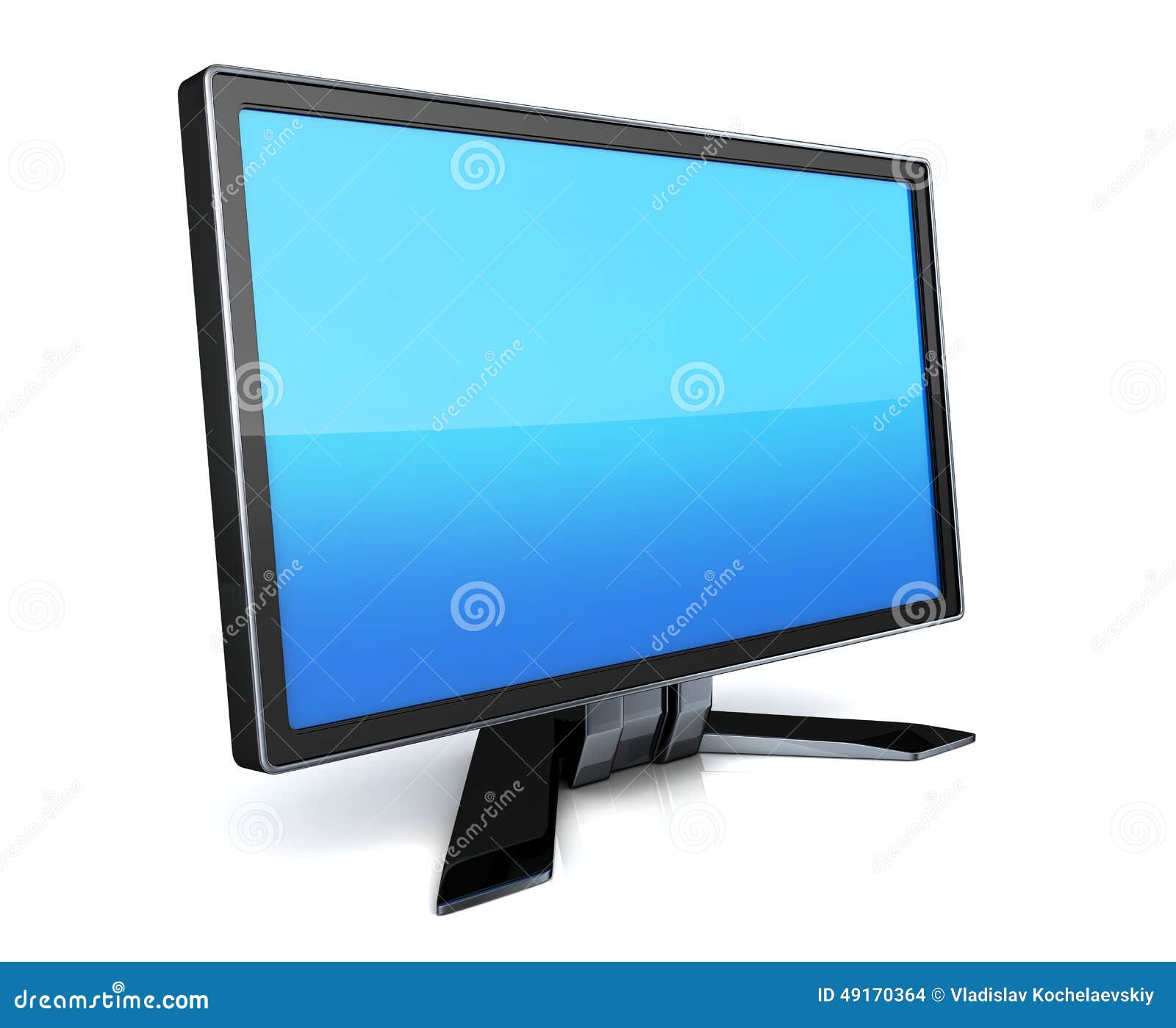 New monitor stock illustration. Illustration of symbol - 49170364