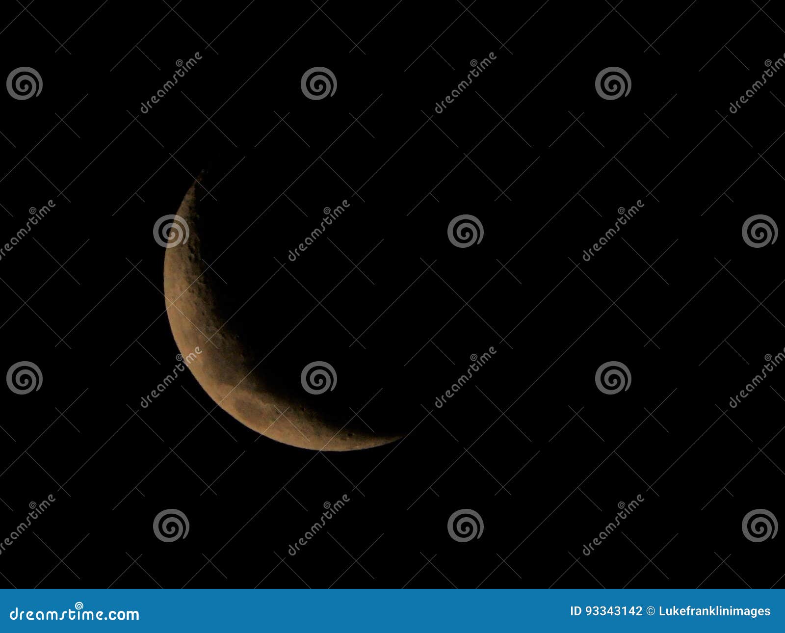 New Moon Arc stock photo. Image of black, lunar, celestial - 93343142
