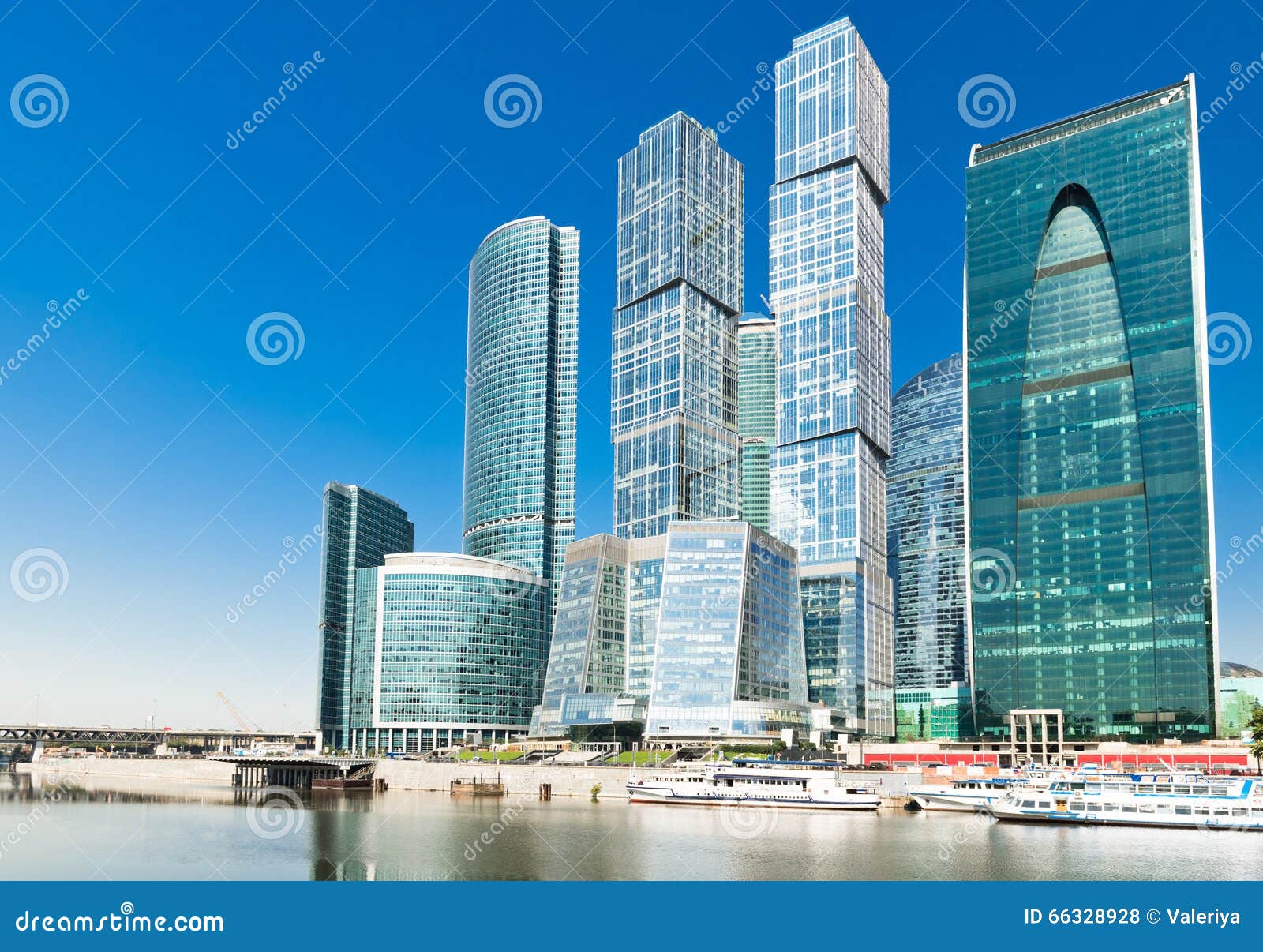 New Moscow City buildings stock photo. Image of building - 66328928