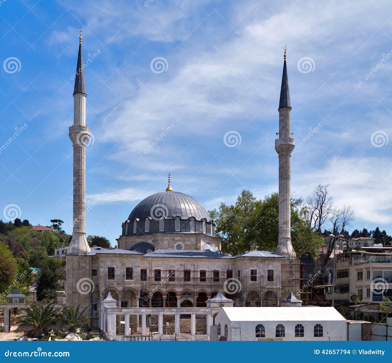New Mosque. Istanbul, Turkey Stock Photo - Image of city, horn: 42657794