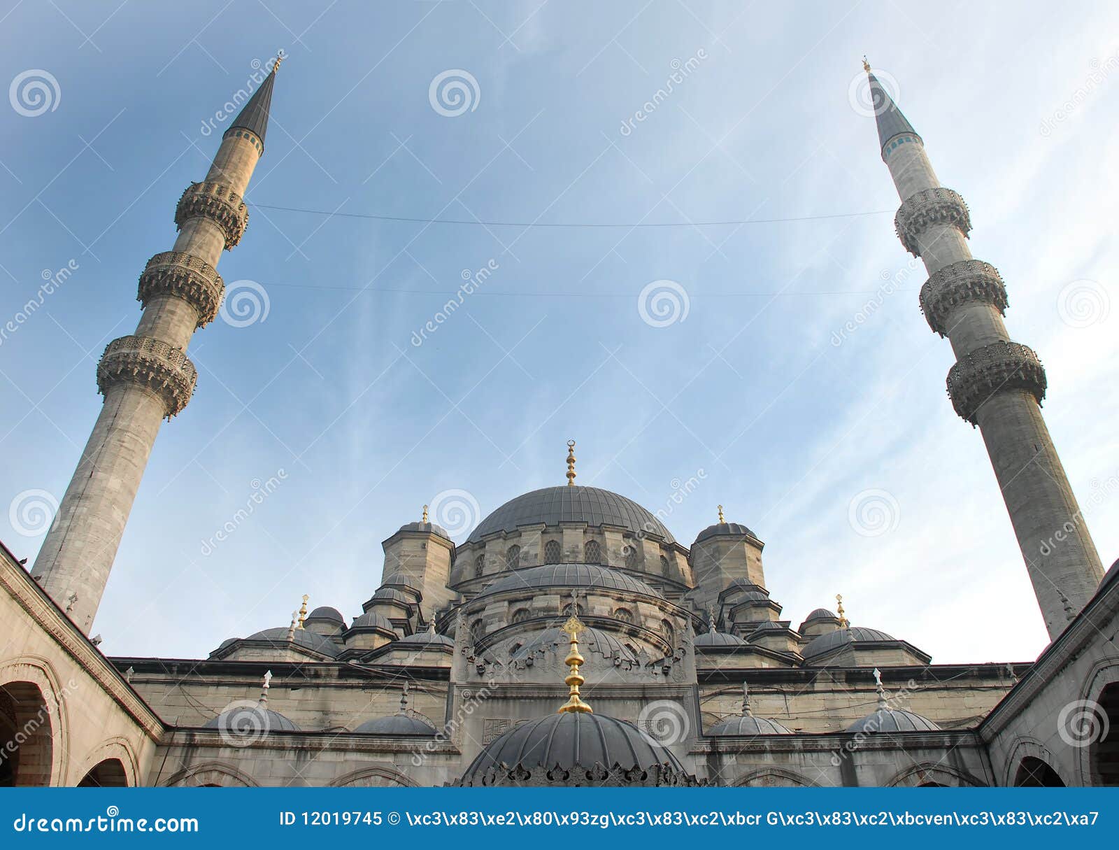 The New Mosque (Yeni Cami) stock image. Image of religion - 12019745