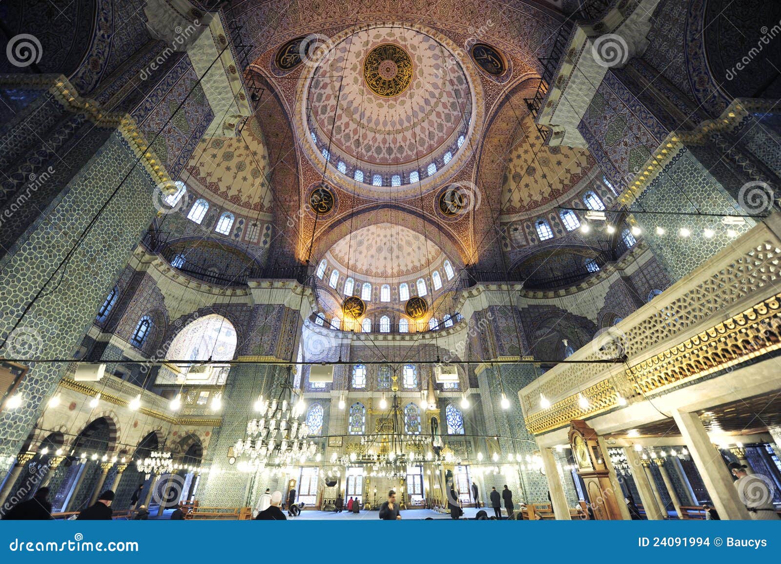 New Mosque, Yeni Camii stock photo. Image of constantinople - 24091994