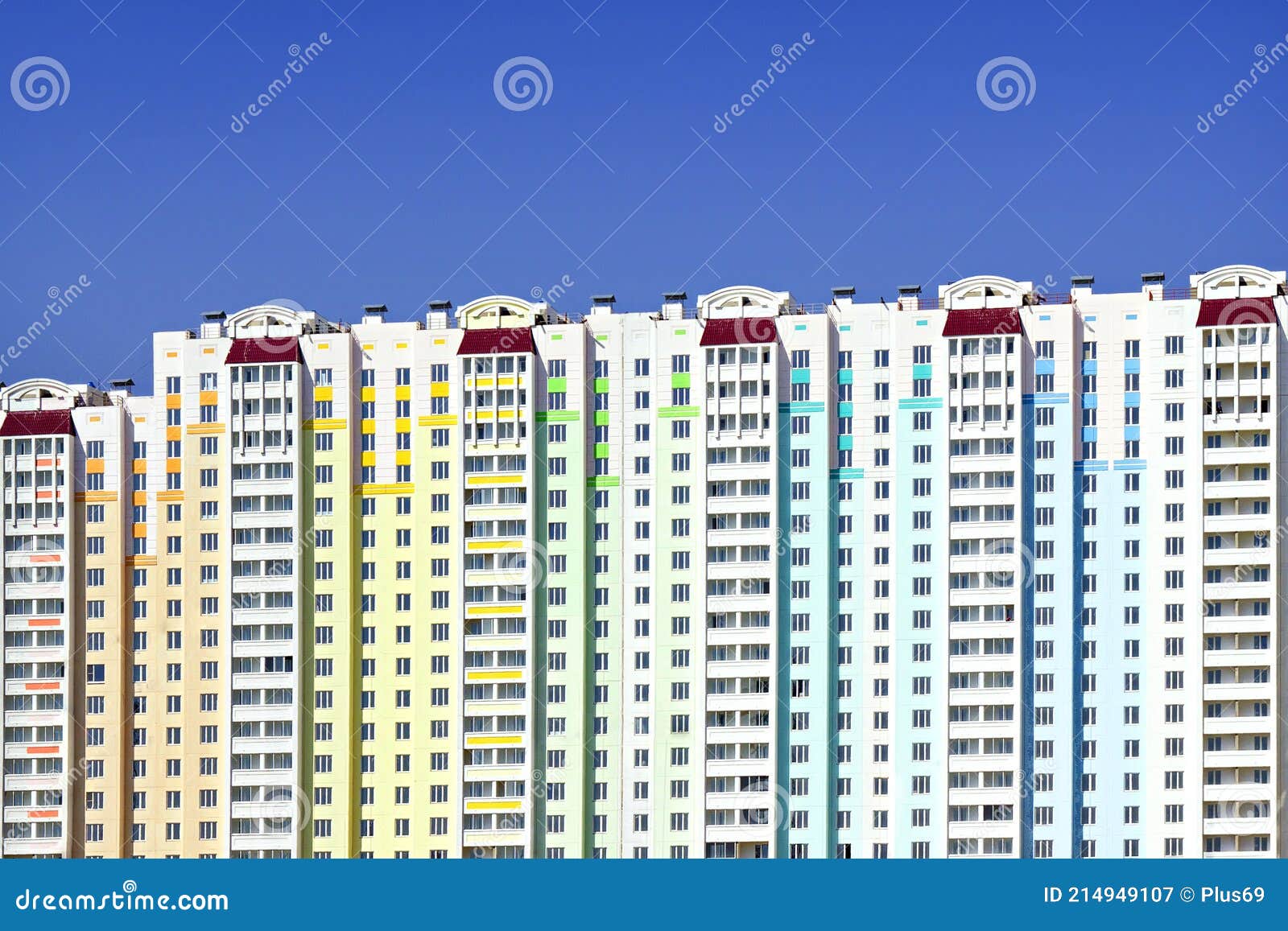 New Multi-apartment High-rise Residential Complex. Overall Plan Stock ...