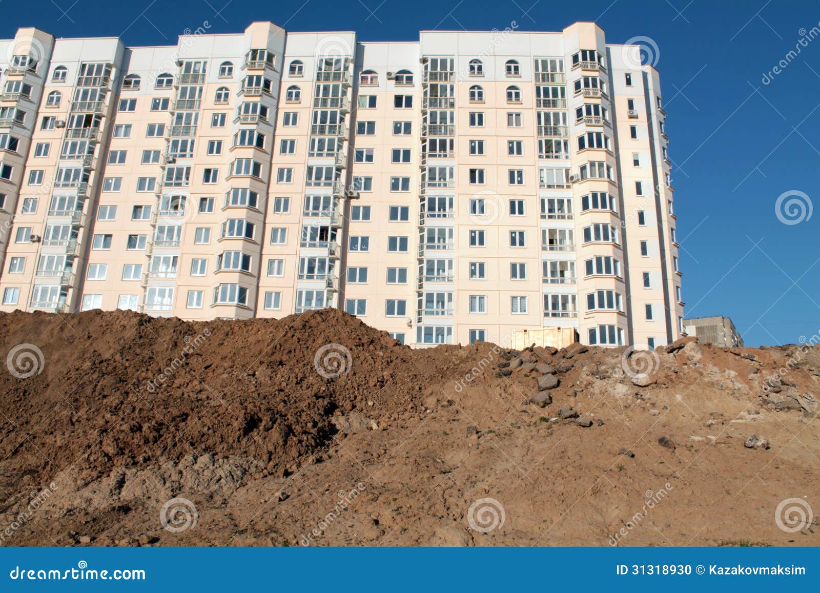 New multistoried building stock photo. Image of construction - 31318930